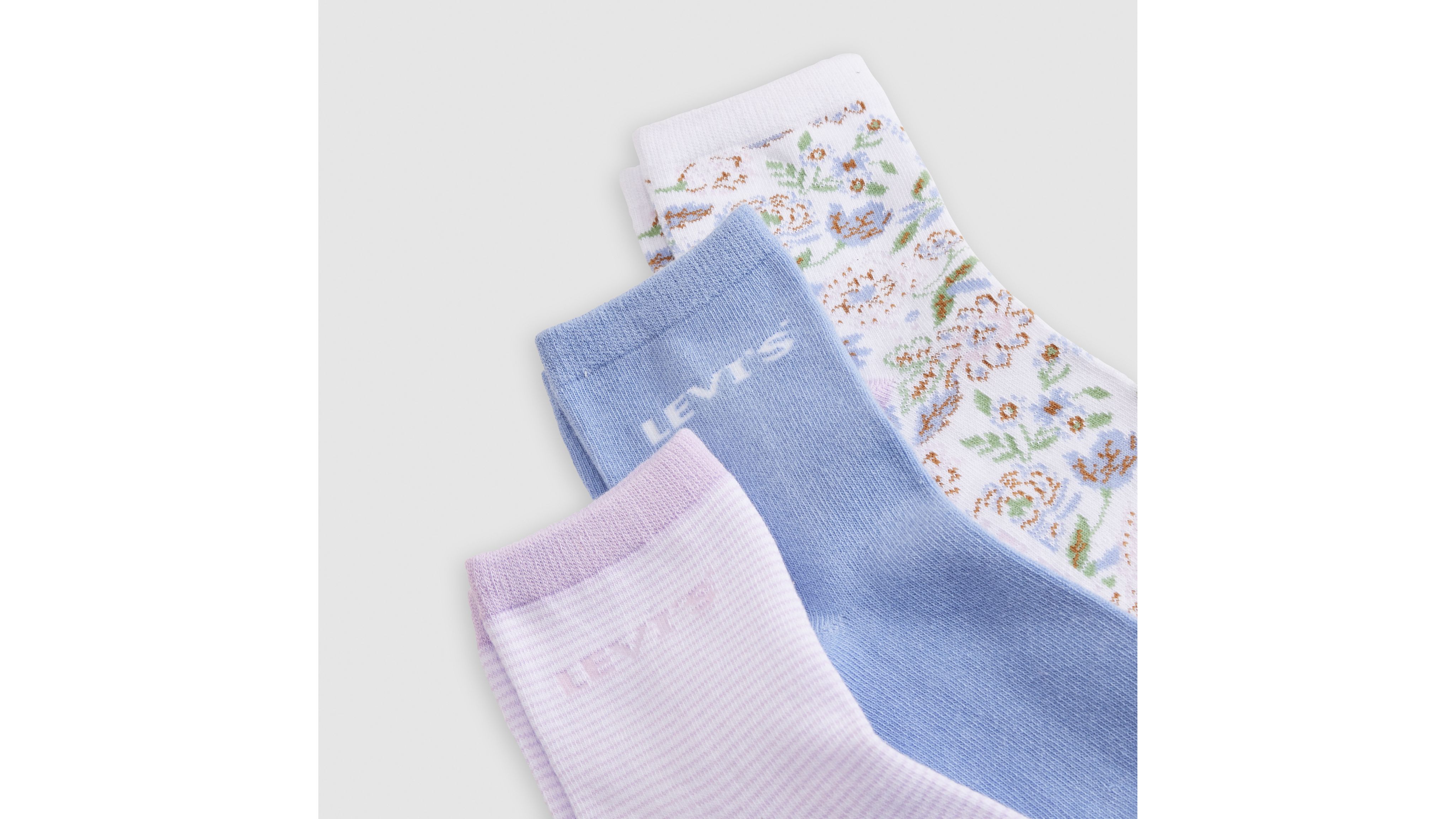 Tapestry Floral Short Cut Socks - Multi-color | Levi's® US