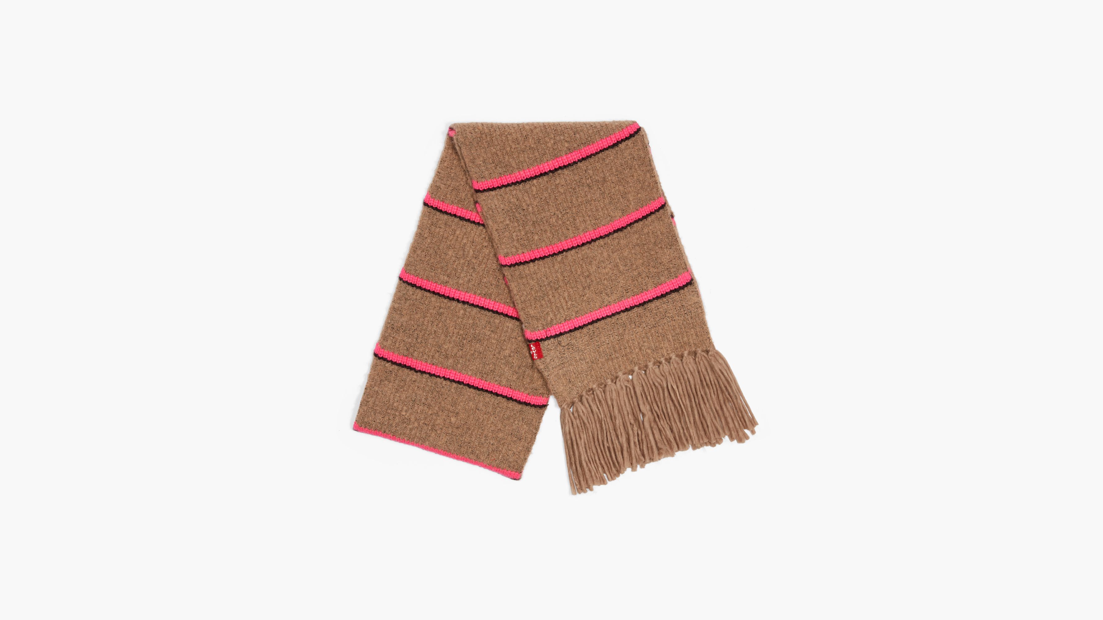 Neon Striped Scarf - Brown | Levi's® US
