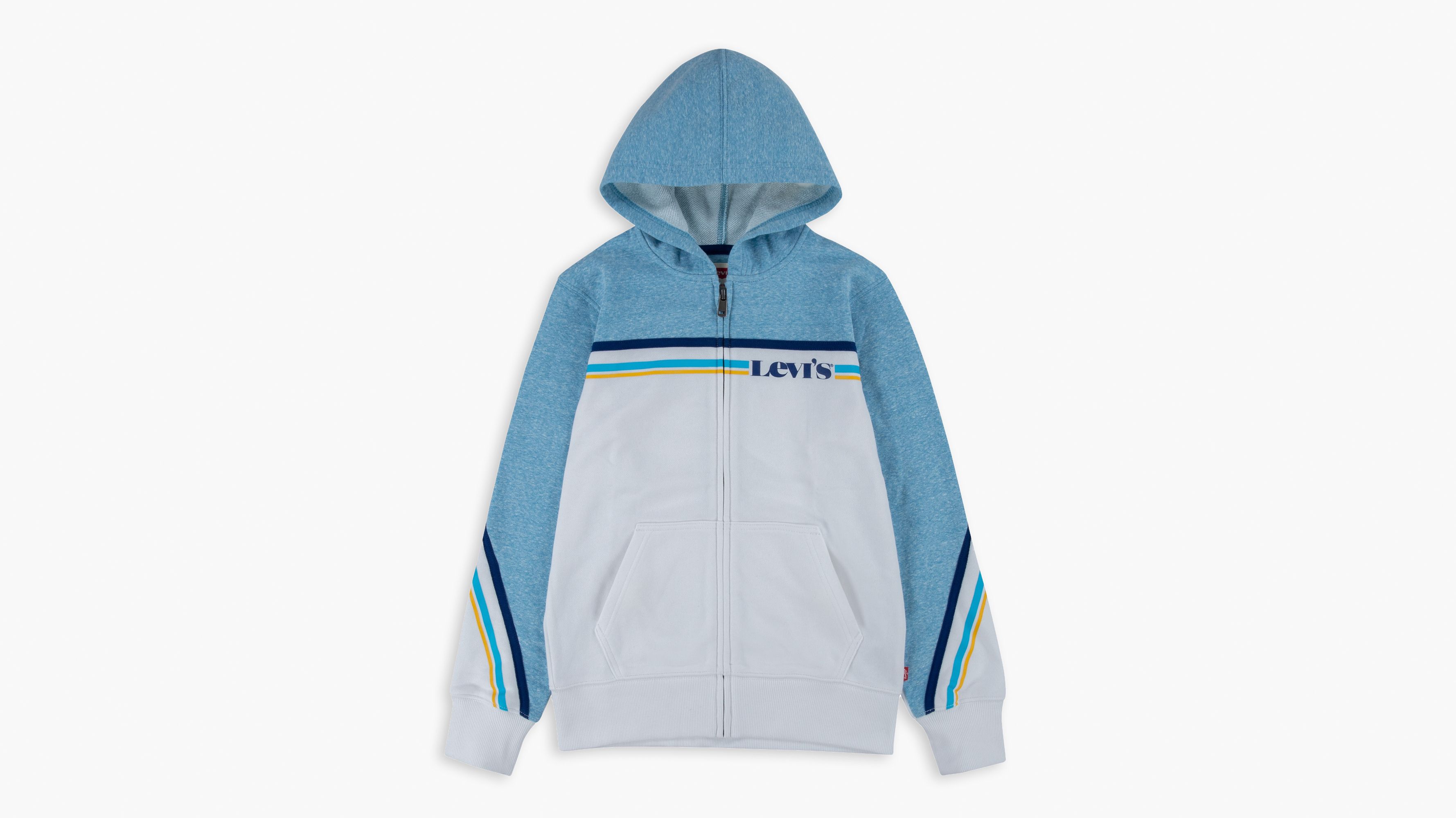 Little Boys ((4-7)) Zip Up Hoodie - Blue | Levi's® US