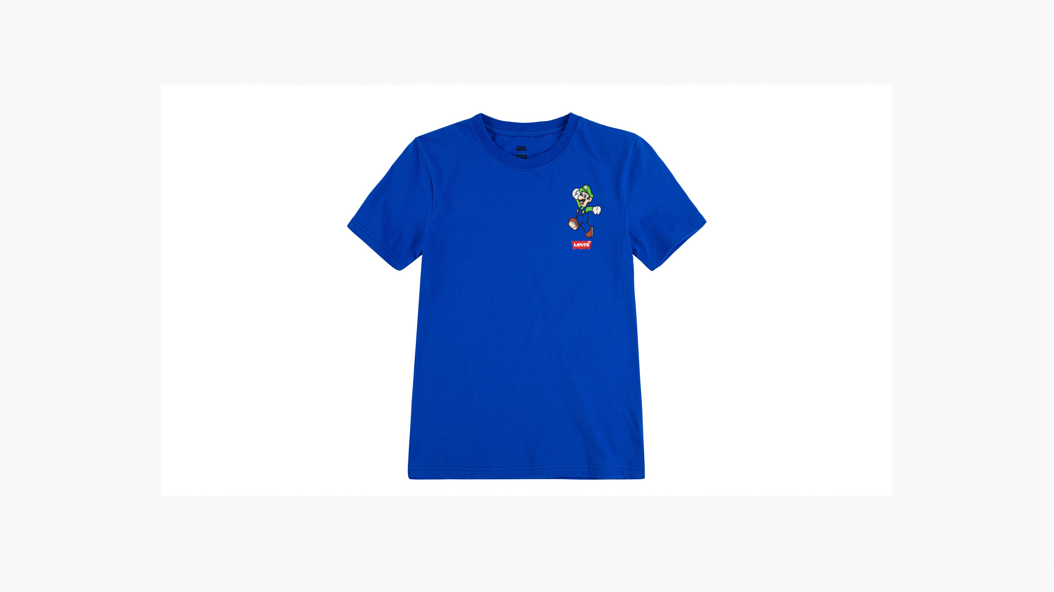 Levi's® X Super Mario Big Boys S-xl Luigi Mamma Mia Tee Shirt - Multi ...
