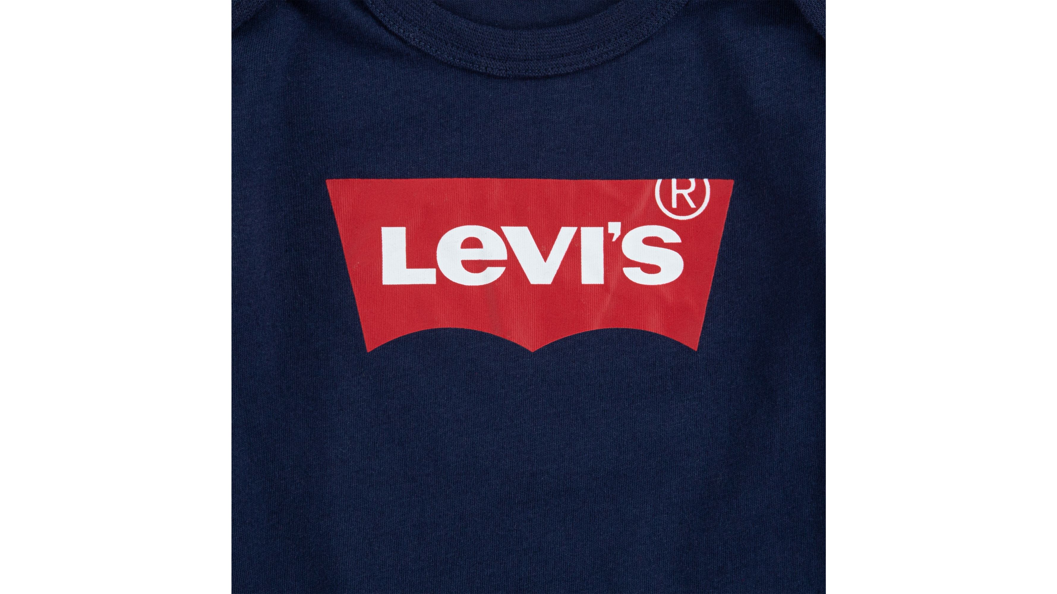 Levi's® Logo Bodysuit Baby 12-24m - Blue | Levi's® US