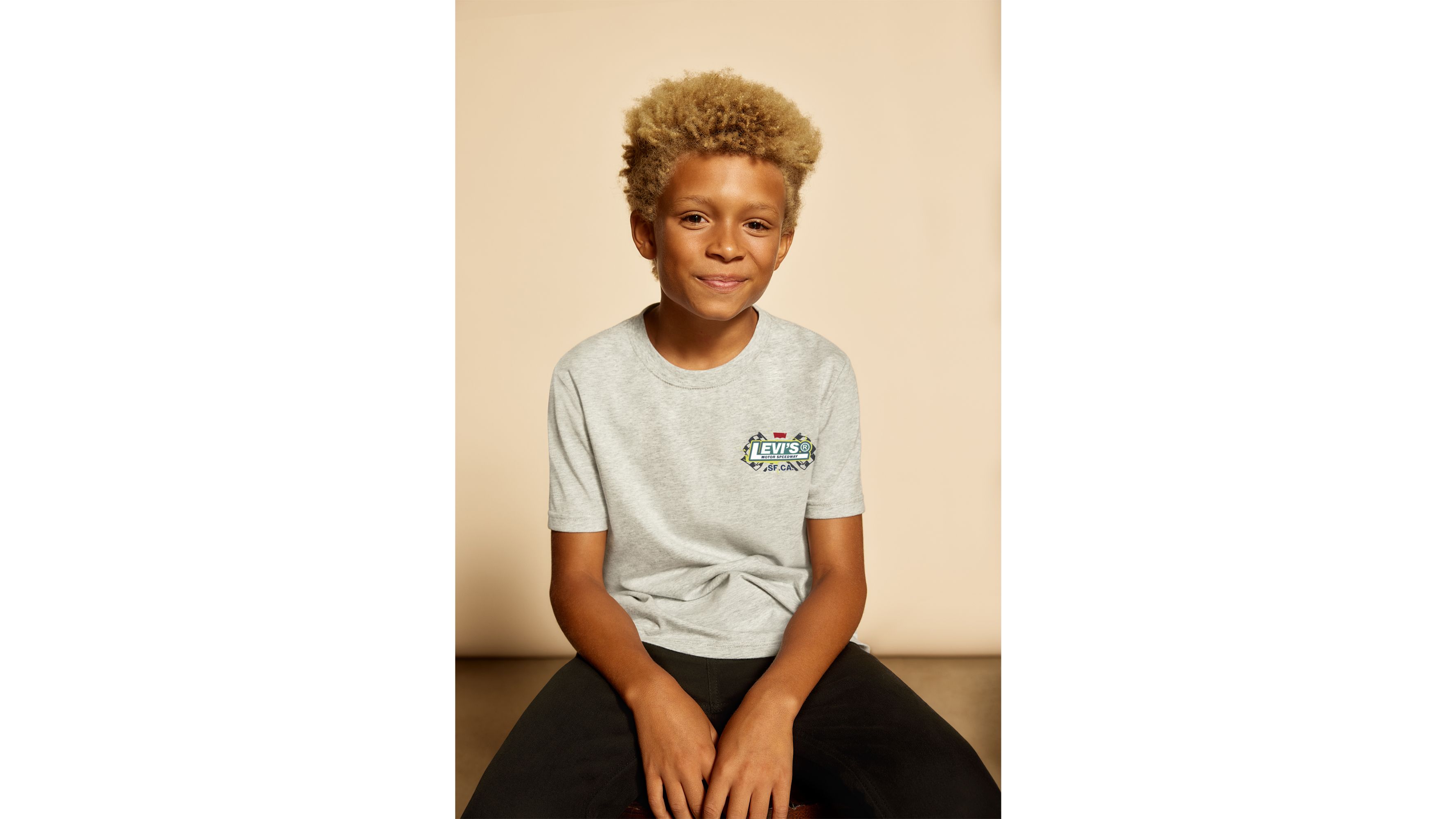 Racing Flag Tee Big Boys 8-20 - Grey | Levi's® US