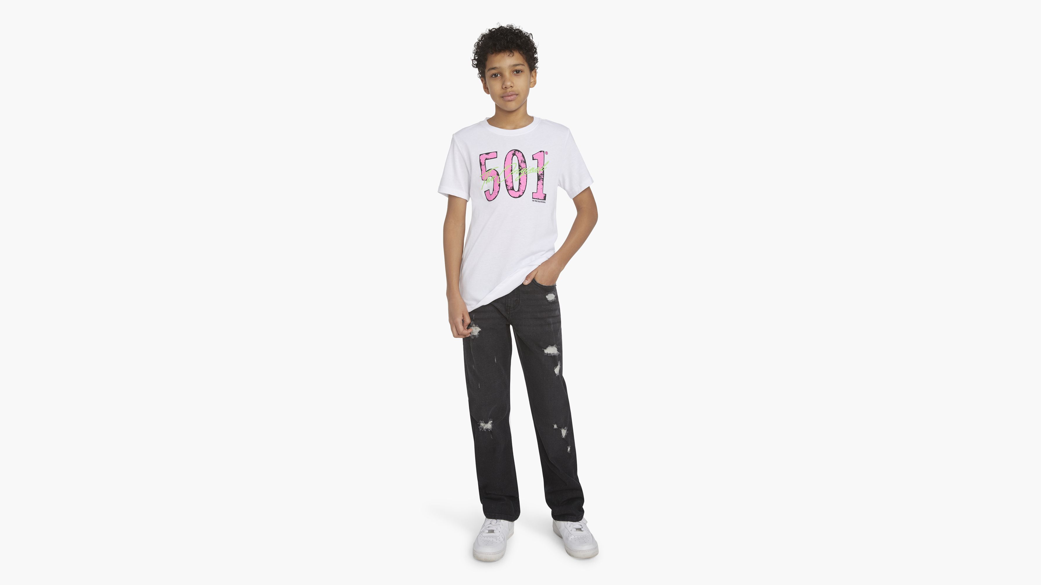 501® Original Tee Big Boys S-xl - White | Levi's® US