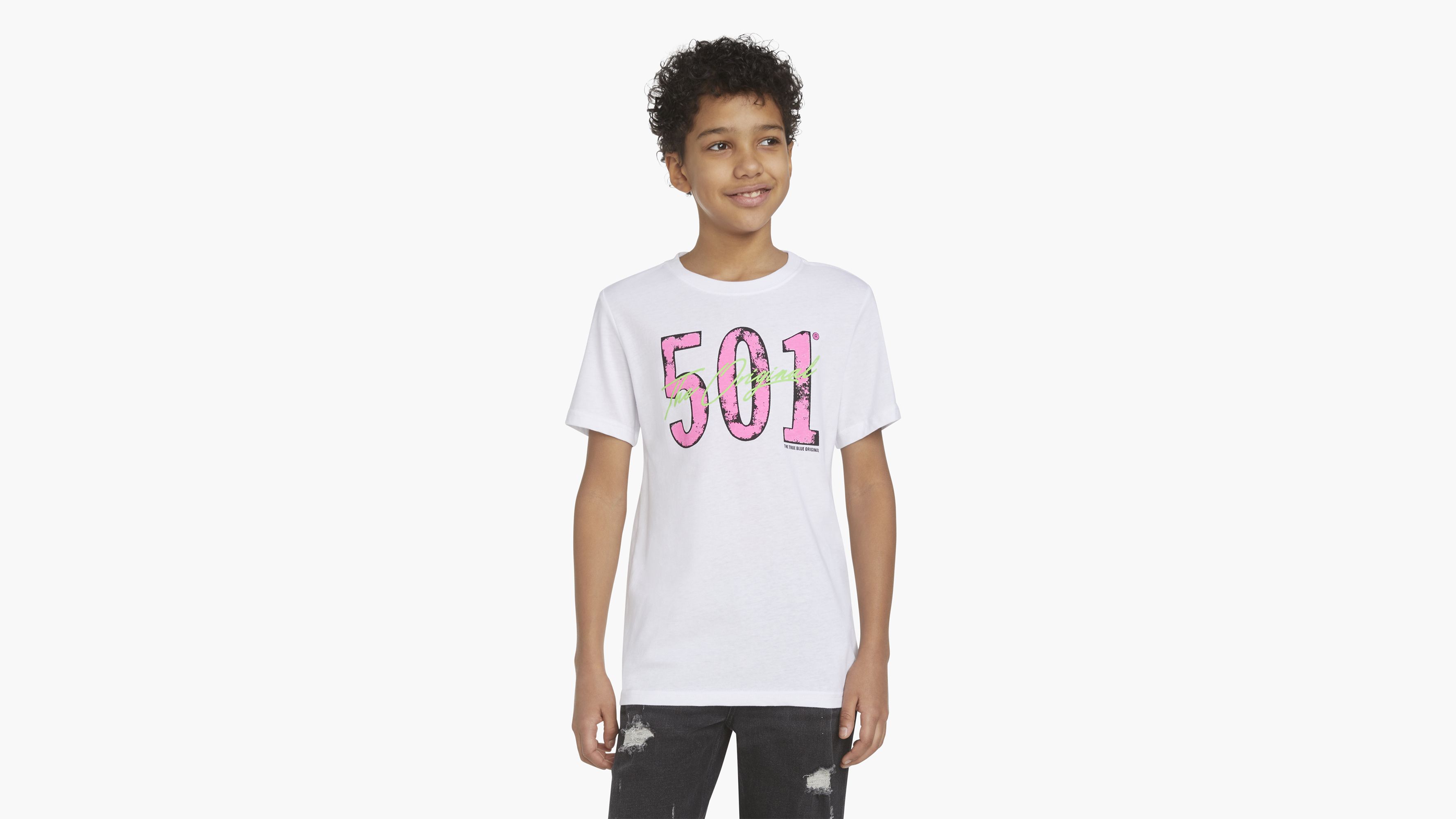501® Original Tee Big Boys S-xl - White | Levi's® US