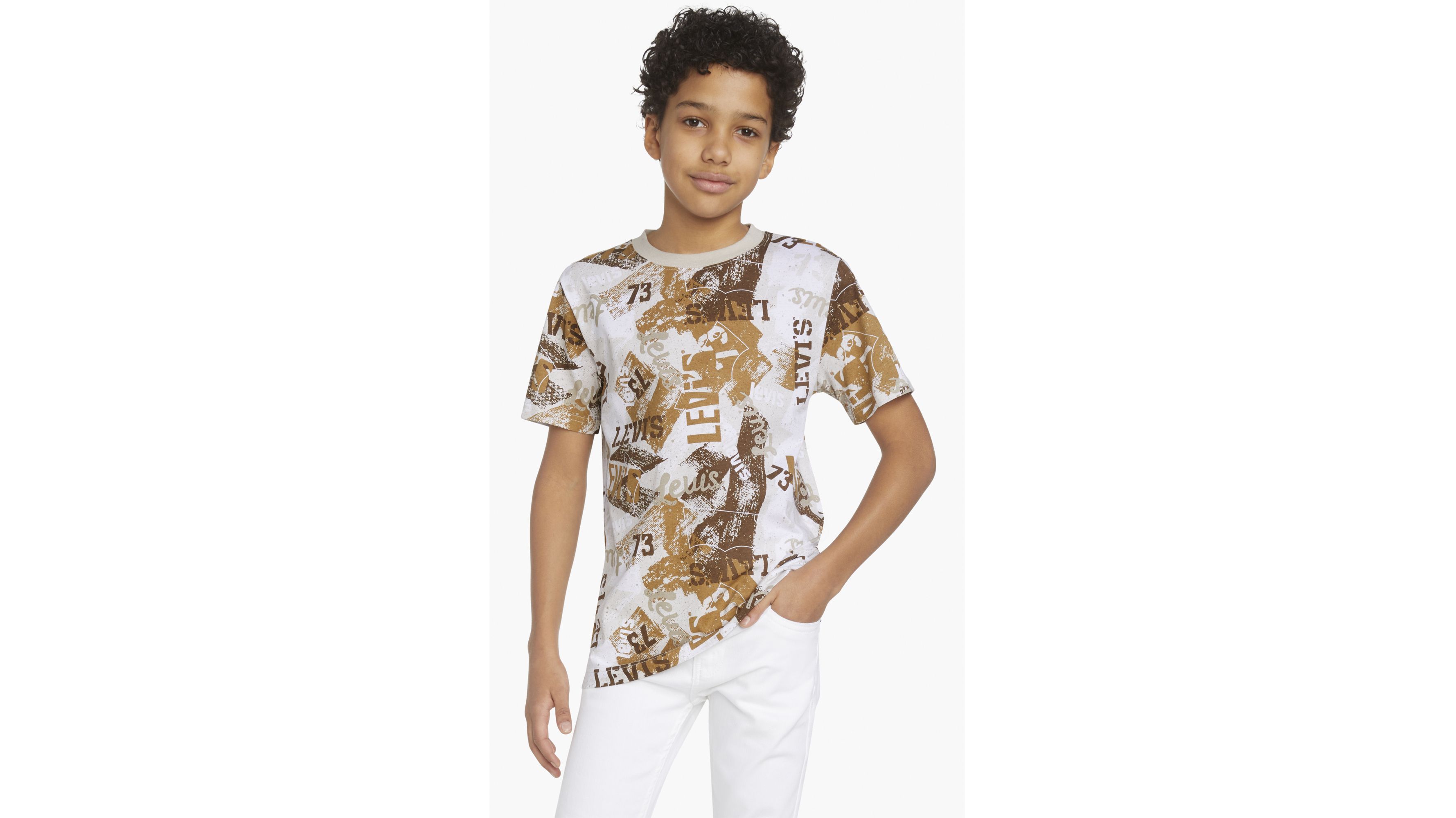 Freestyle T-shirt Big Boys 8-20 - White | Levi's® US