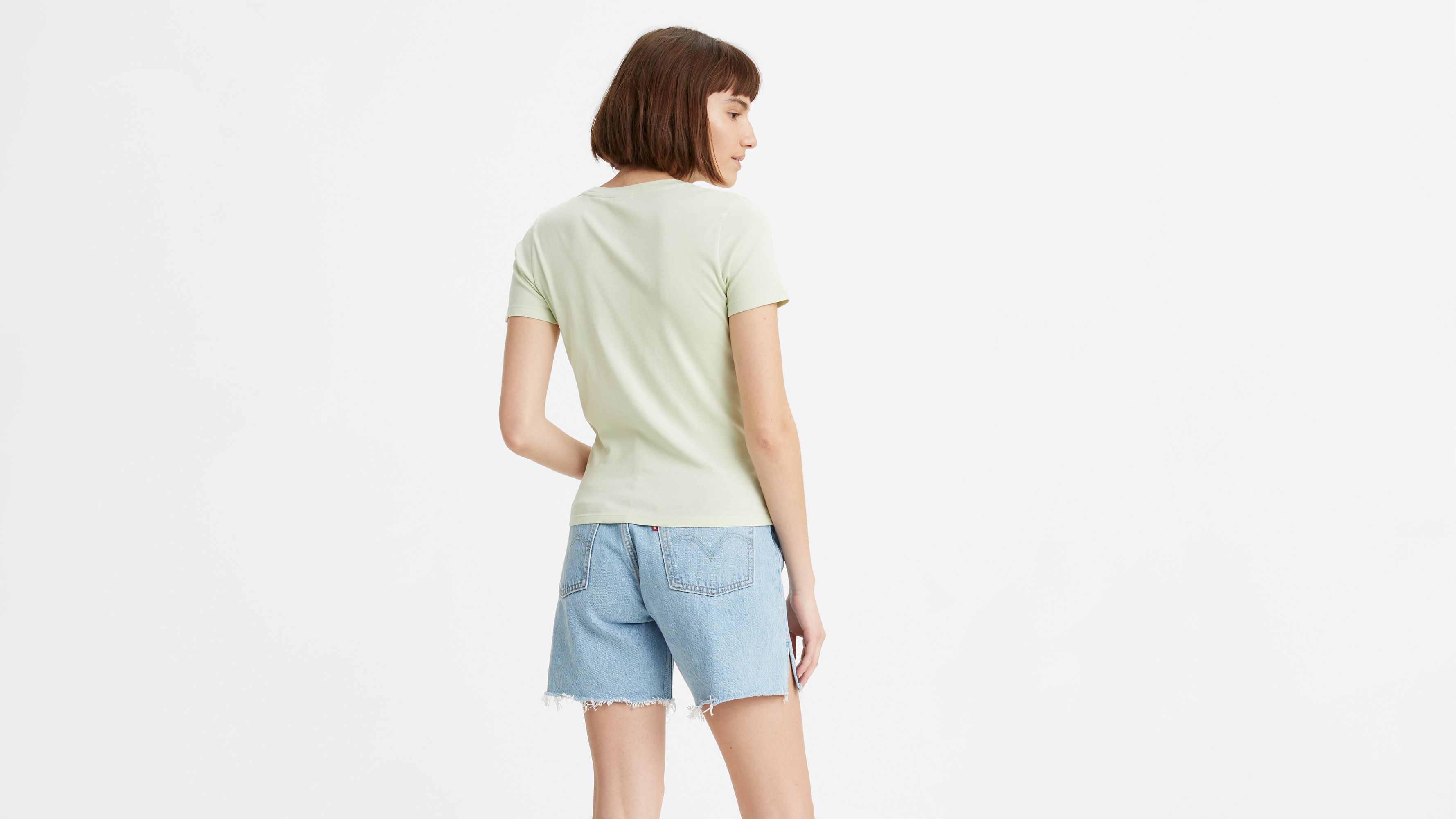 Short Sleeve Baby Rib Tee - White | Levi's® US