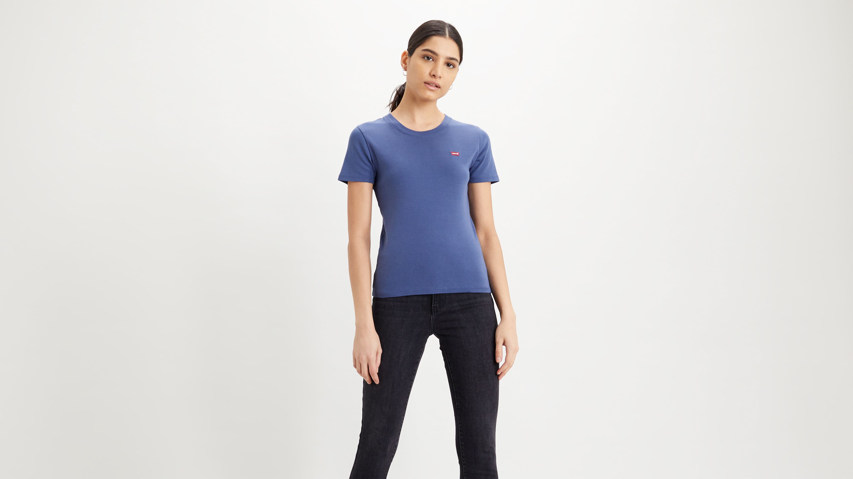 Ribbed Baby Tee - Blue | Levi's® GR