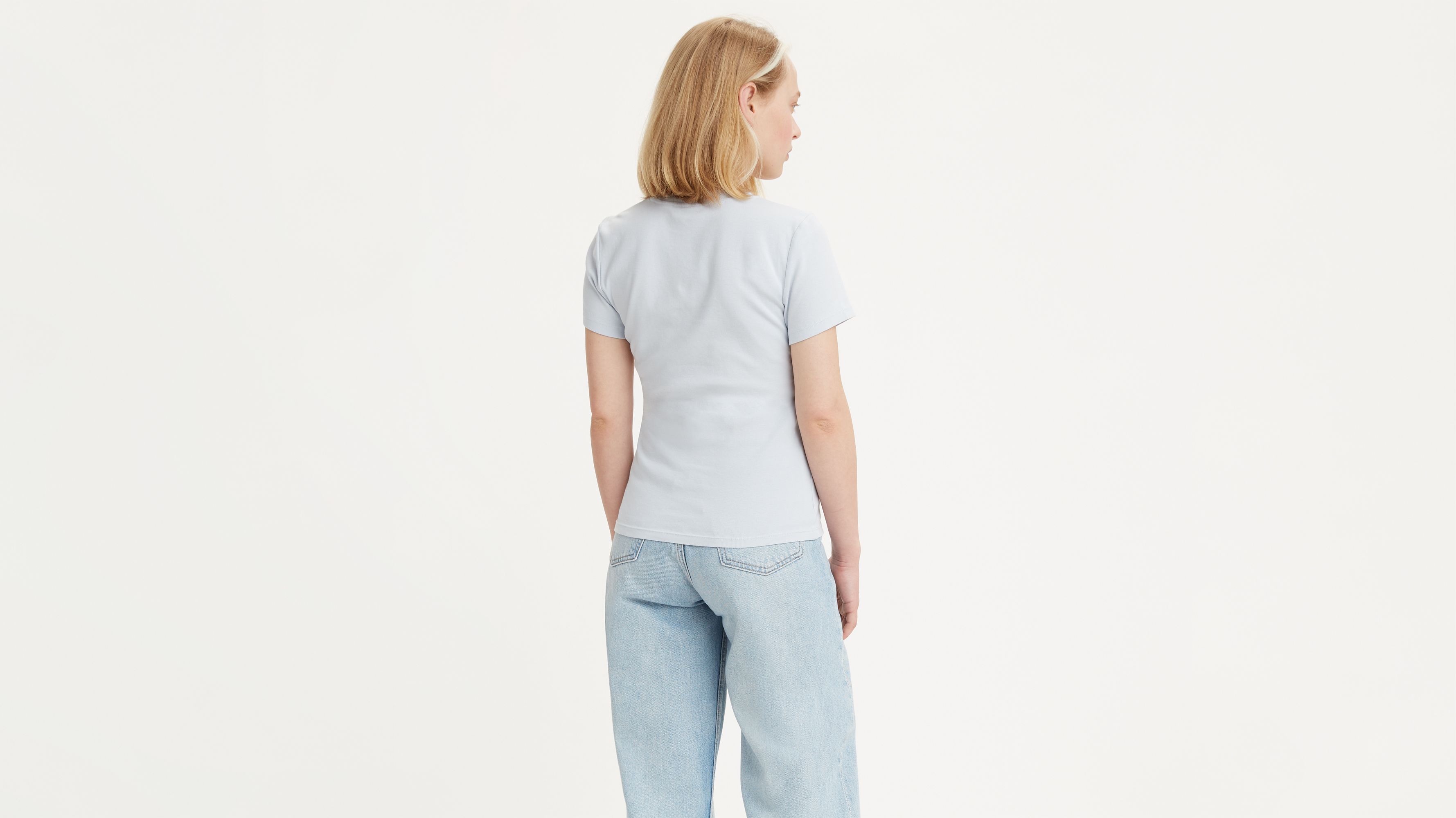 Short Sleeve Rib Baby T-shirt - Blue | Levi's® US