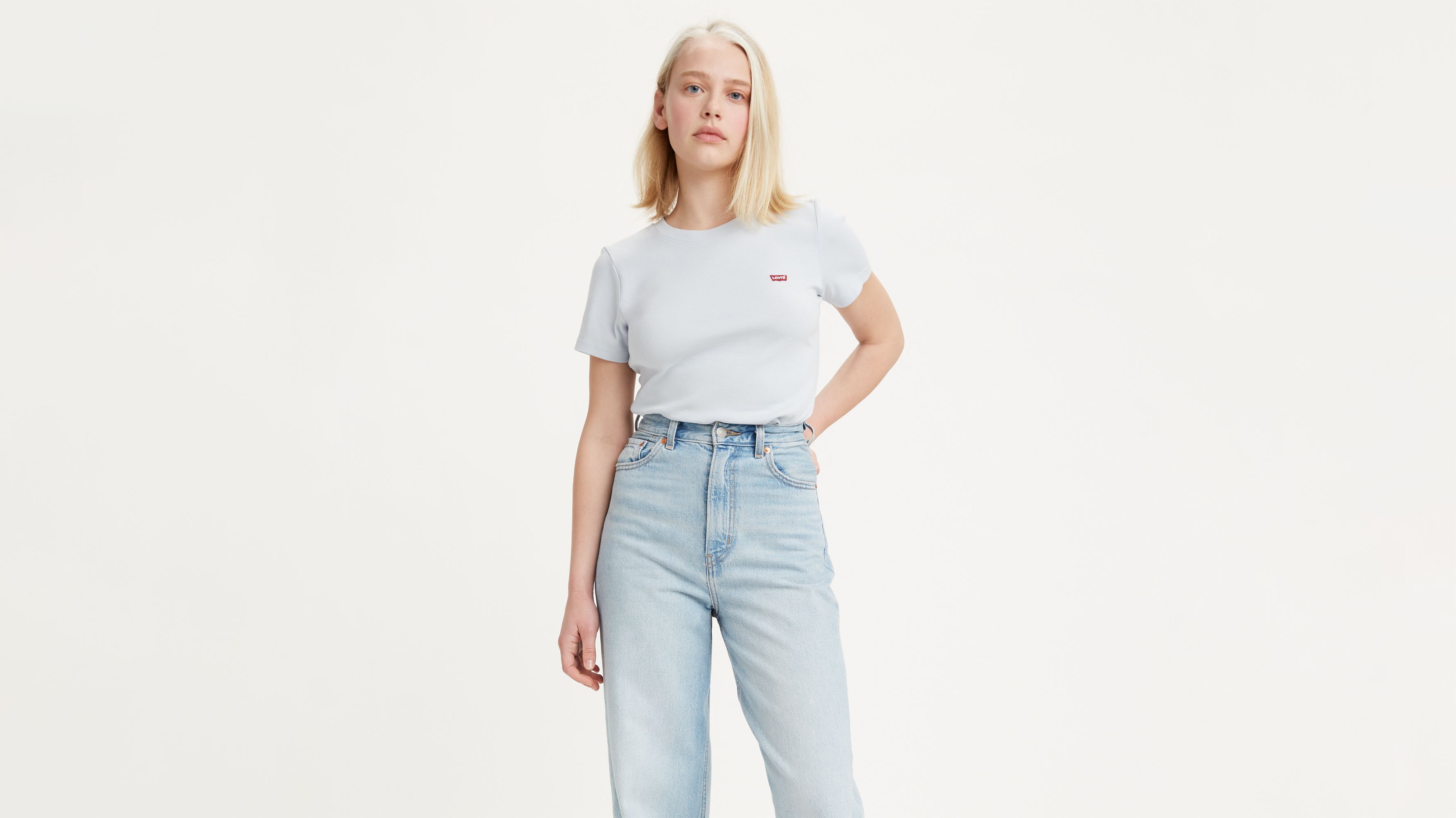 Short Sleeve Rib Baby T-shirt - Blue | Levi's® US