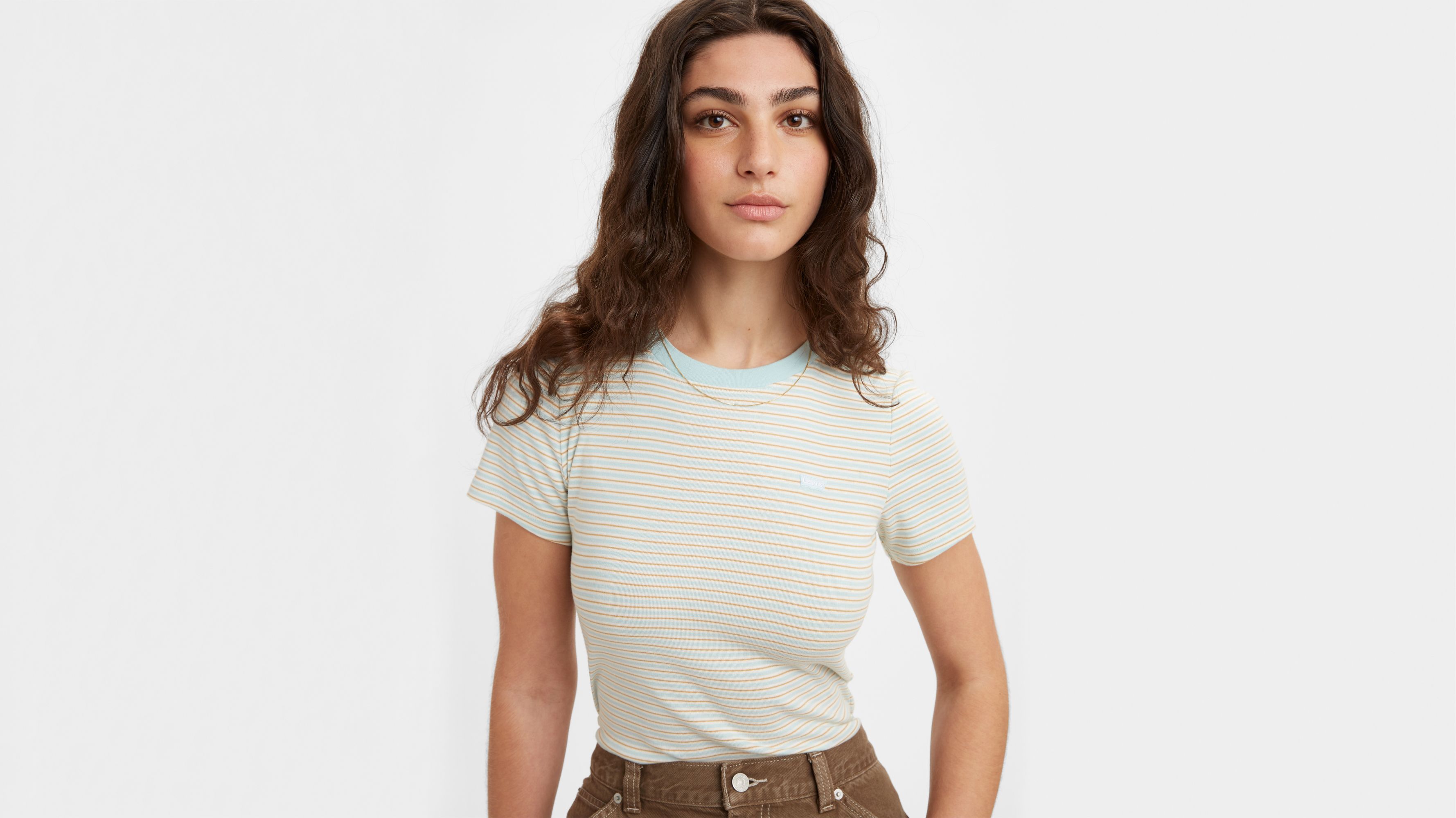 Short Sleeve Rib Baby T-shirt - Blue | Levi's® US