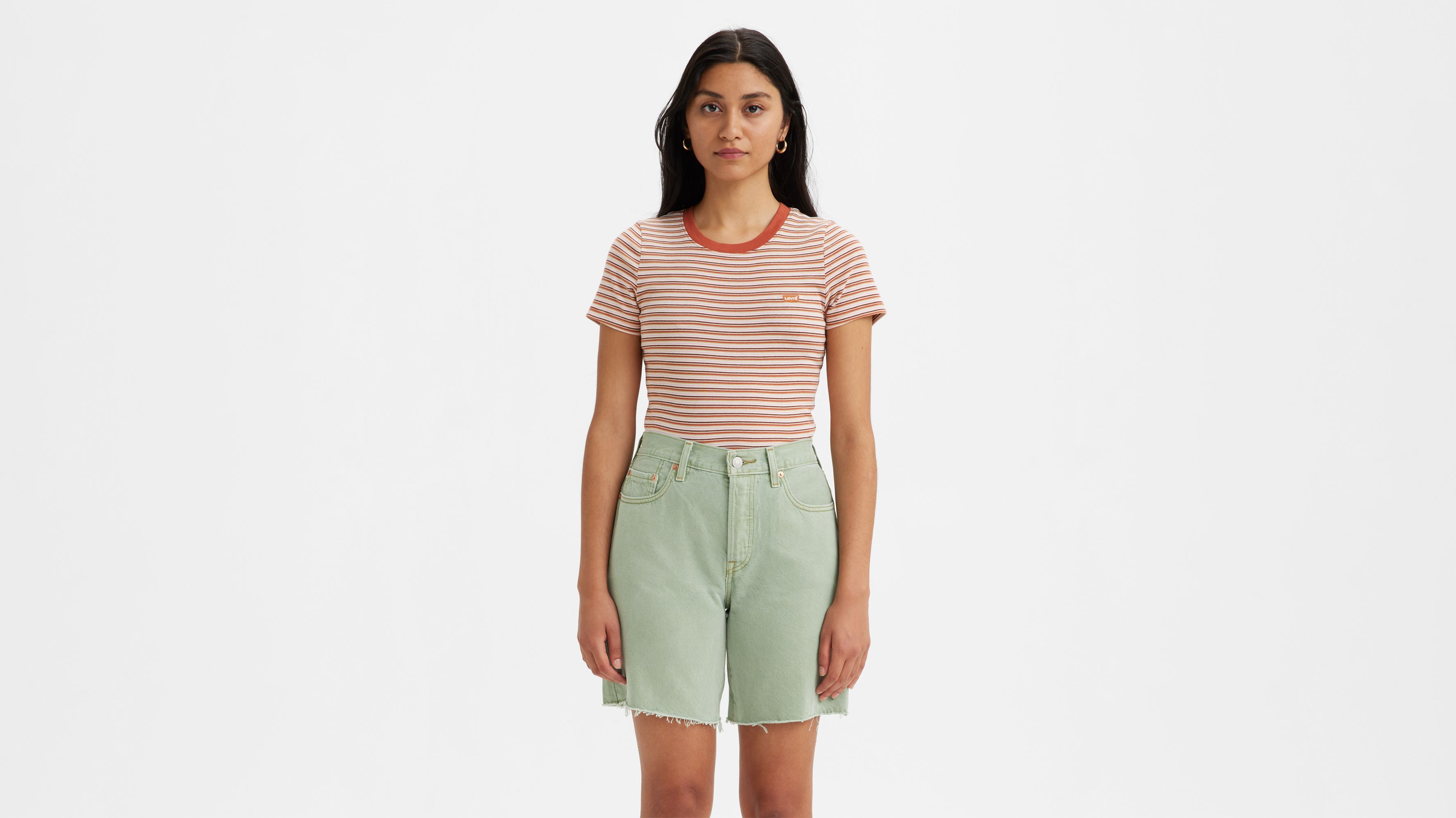 Short Sleeve Rib Baby T-shirt - Red | Levi's® CA