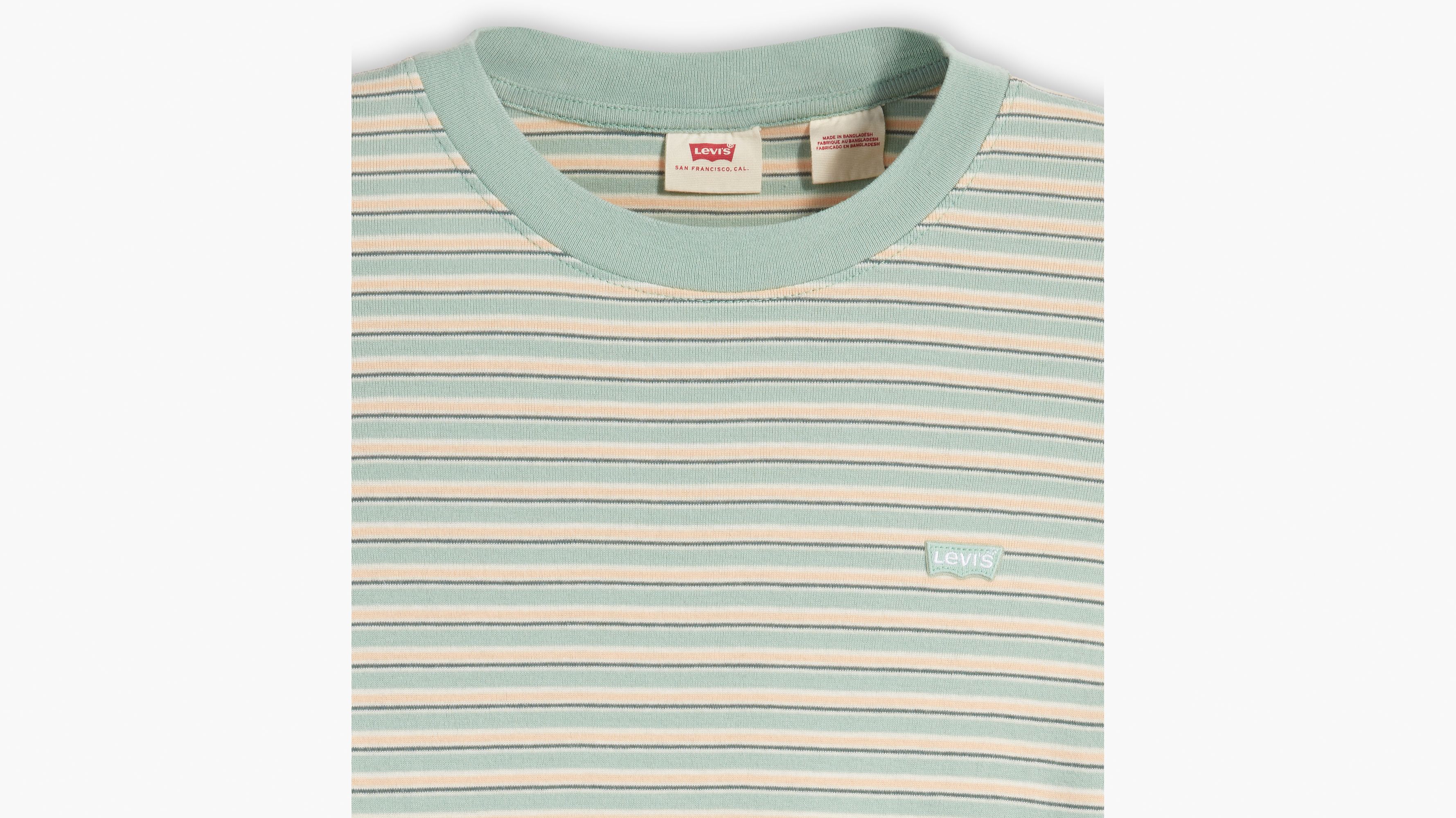Rib Baby Tee - Green | Levi's® GB