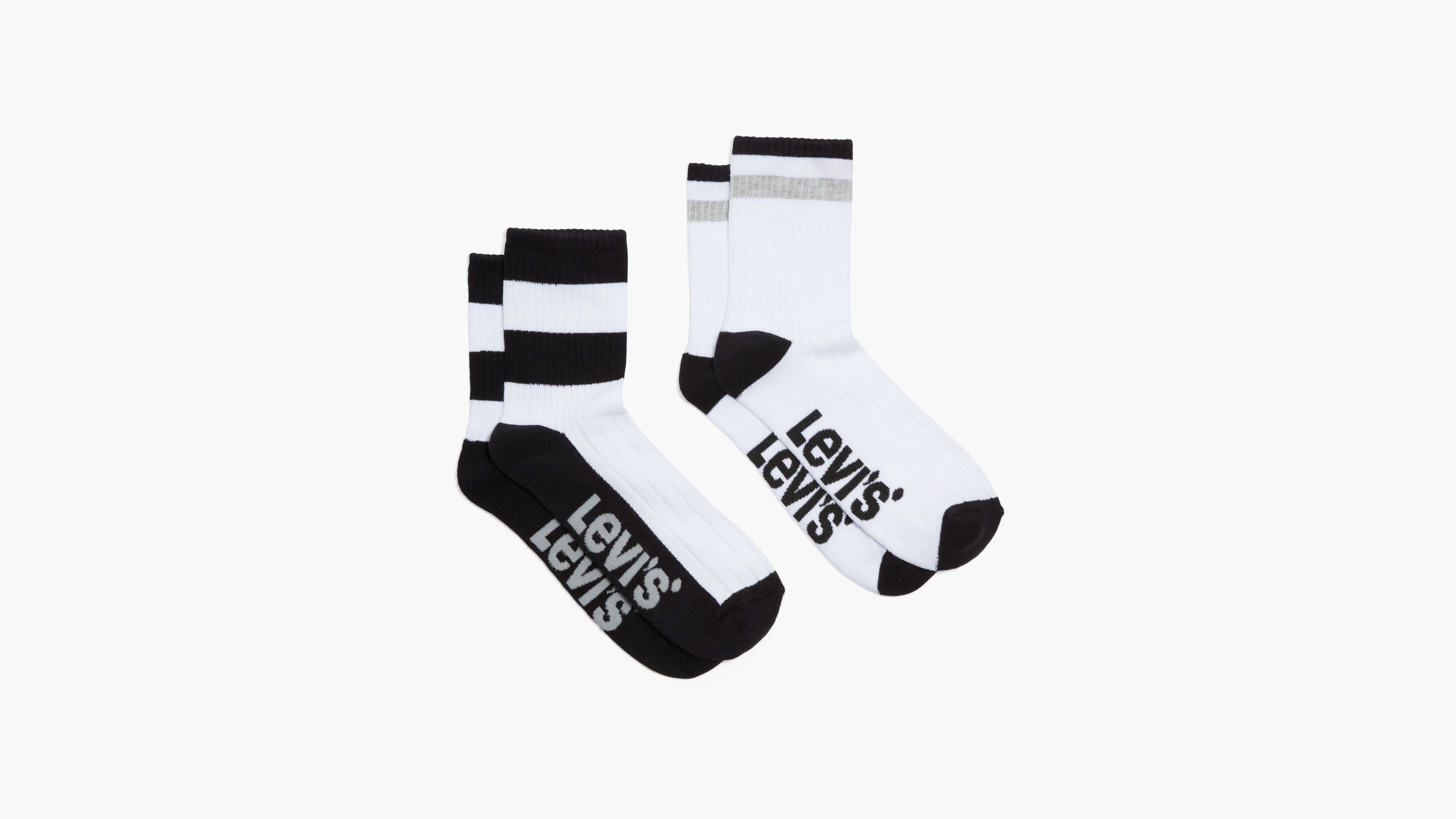 Sport Stripe Short Socks (2 Pack) - Multi-color | Levi's® US