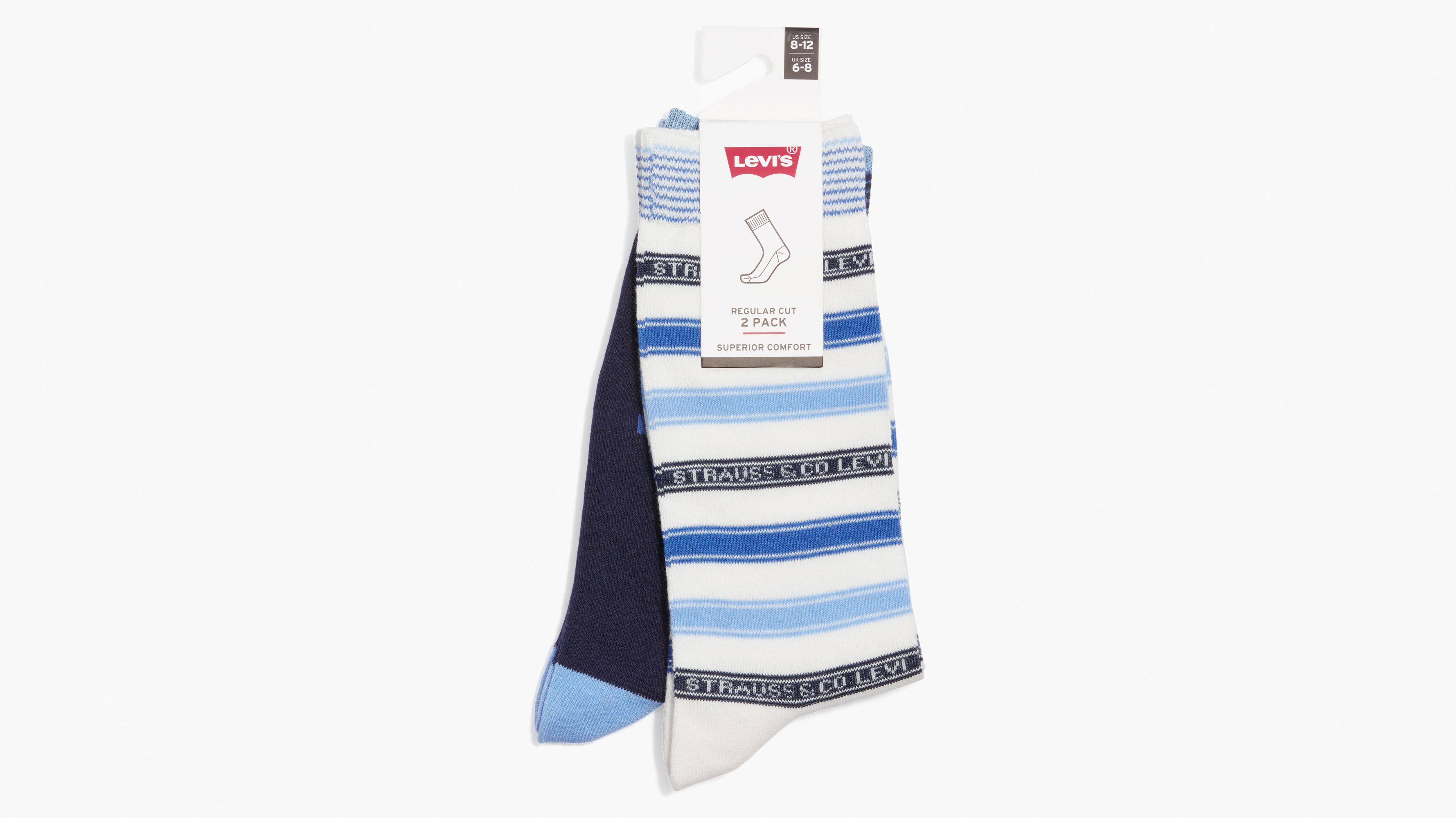 Striped Socks (2 Pack) - Multi-color | Levi's® US