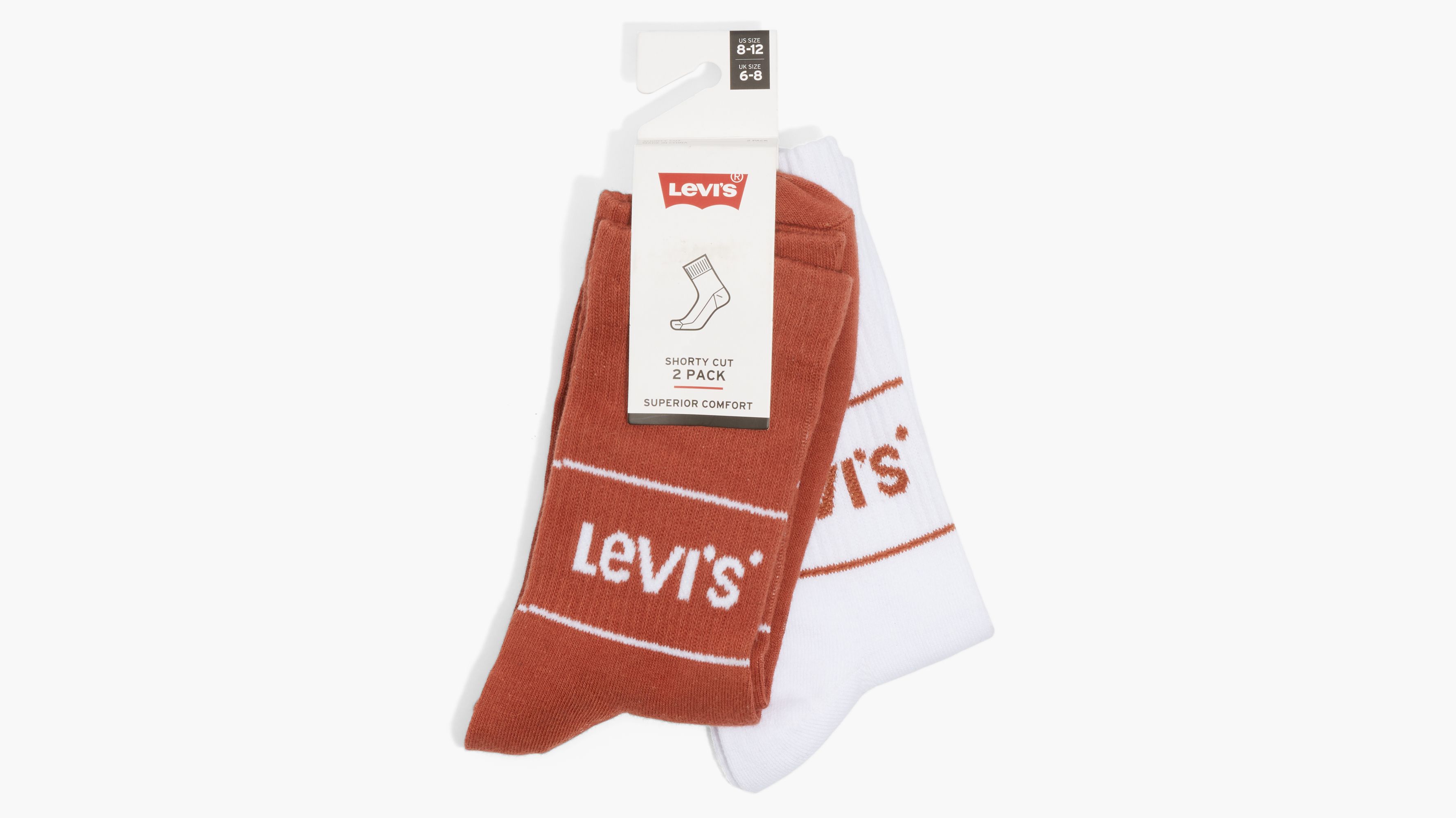 Short Cut Sport Socks (2 Pack) - Multi-color | Levi's® US