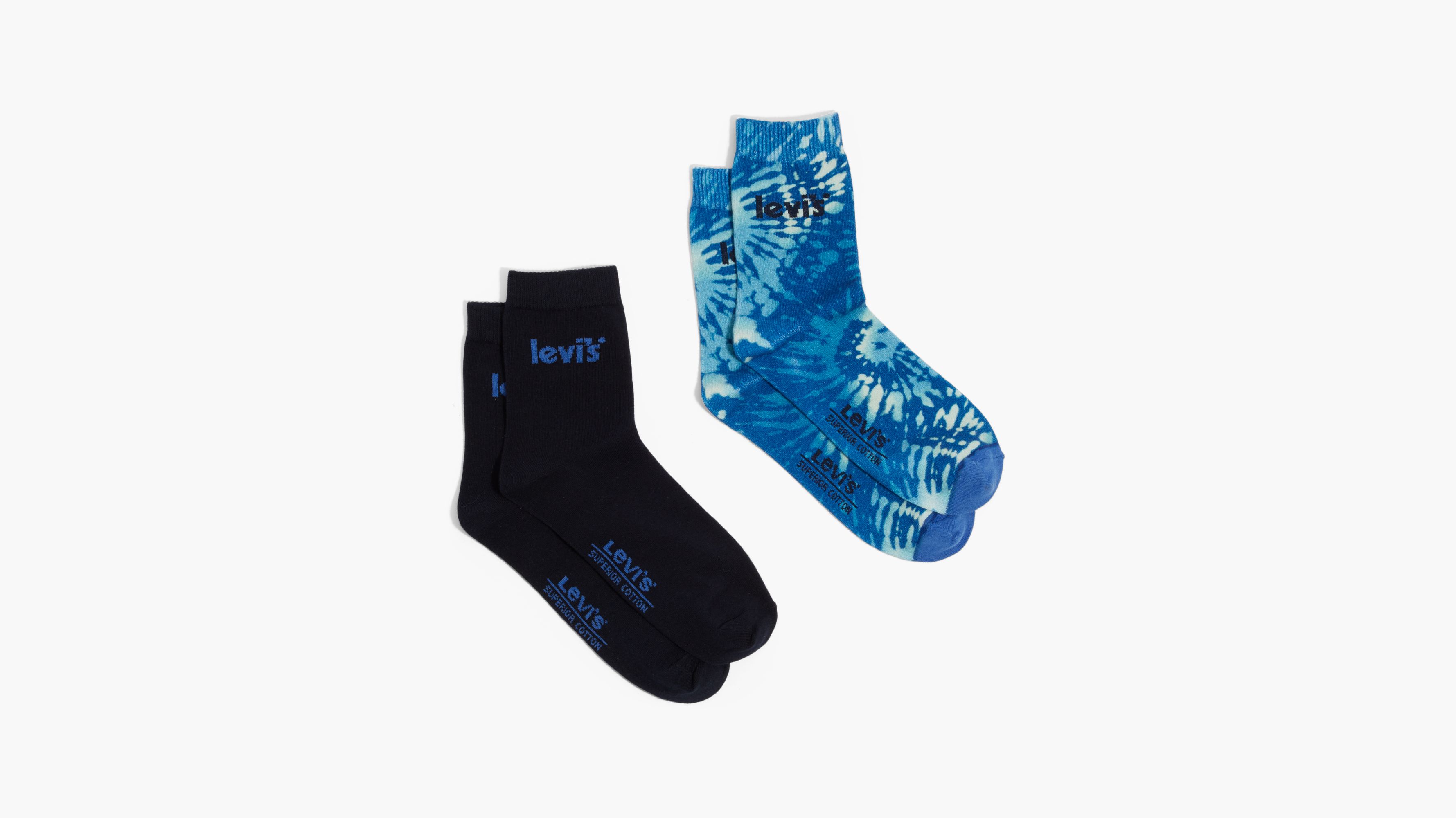 Short Cut Socks (2 Pack) - Multi-color | Levi's® US