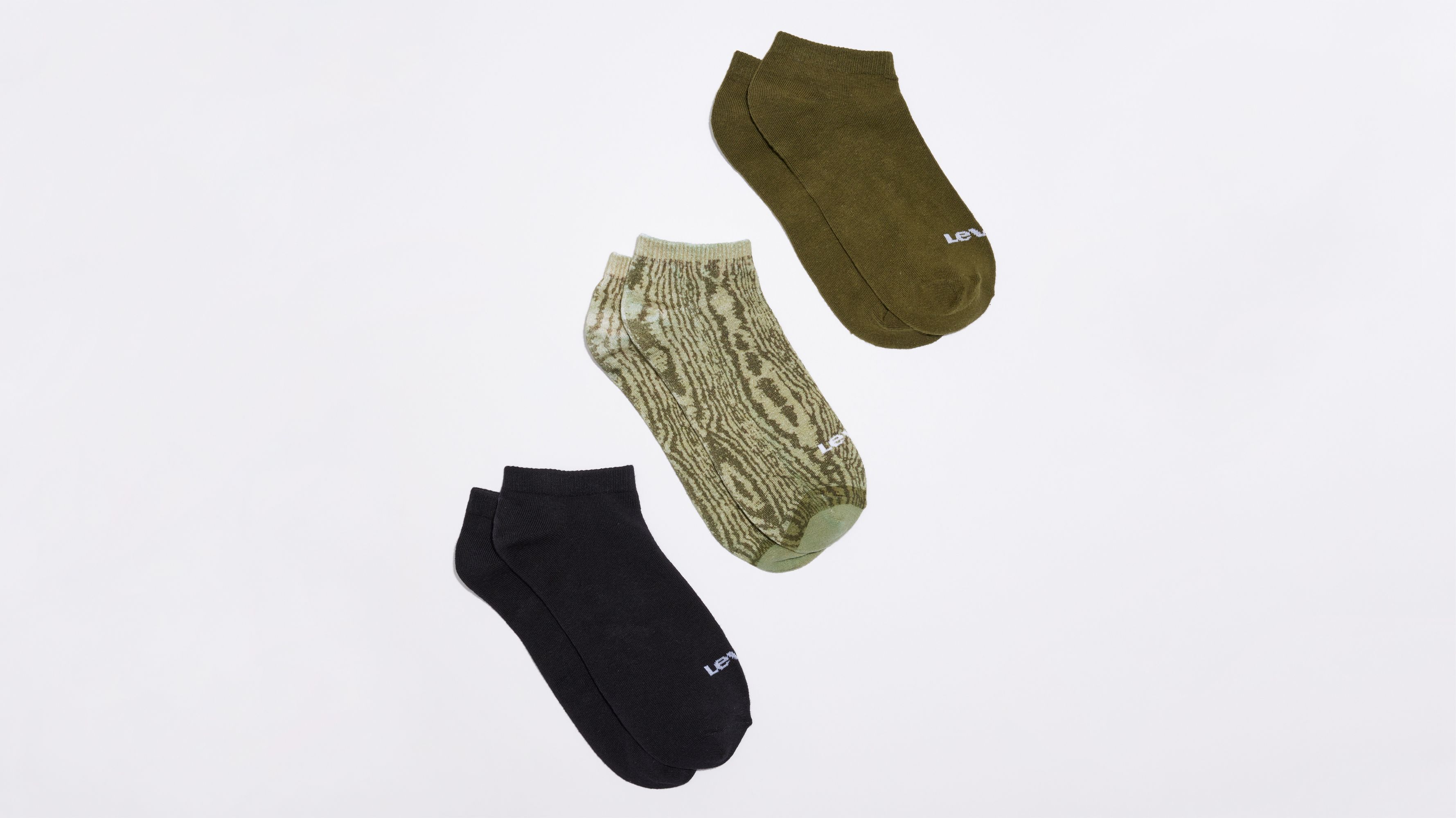 Low Cut Socks (3 Pack) - Green | Levi's® US