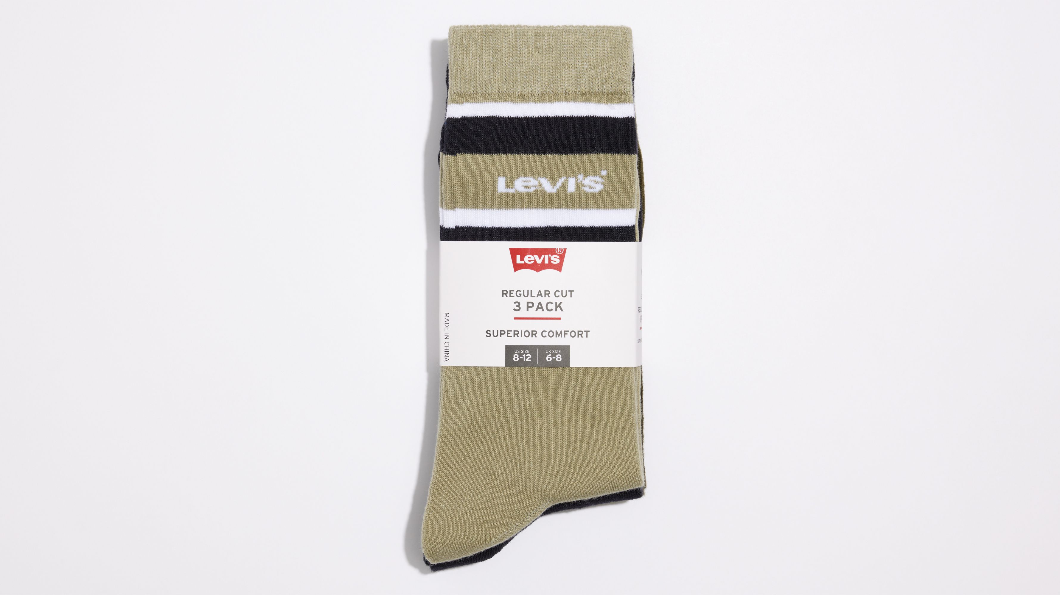 Regular Cut Socks (3 Pack) - Green | Levi's® US