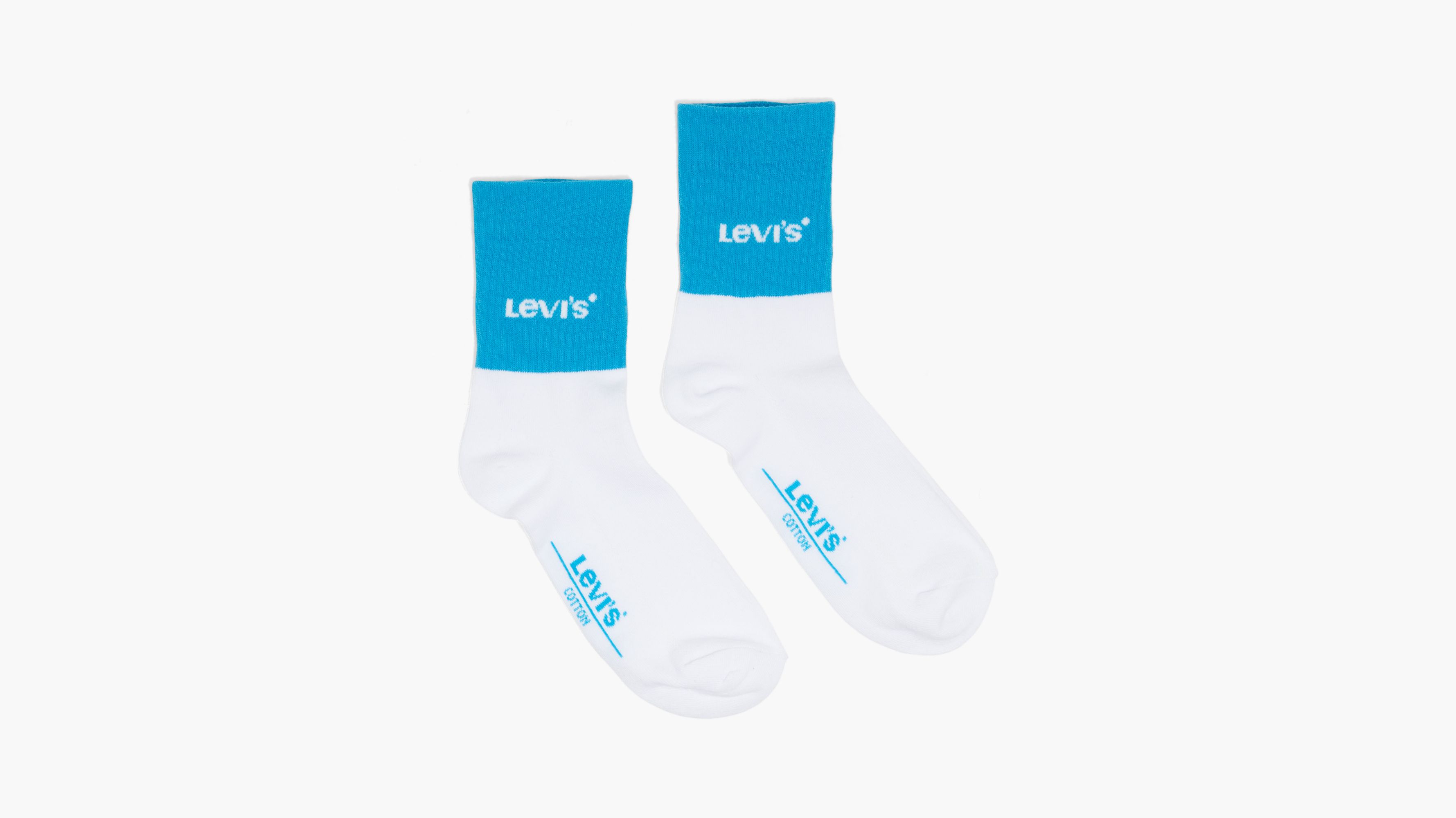 Color Block Shorty Cut Socks (3 Pack) - Blue | Levi's® US