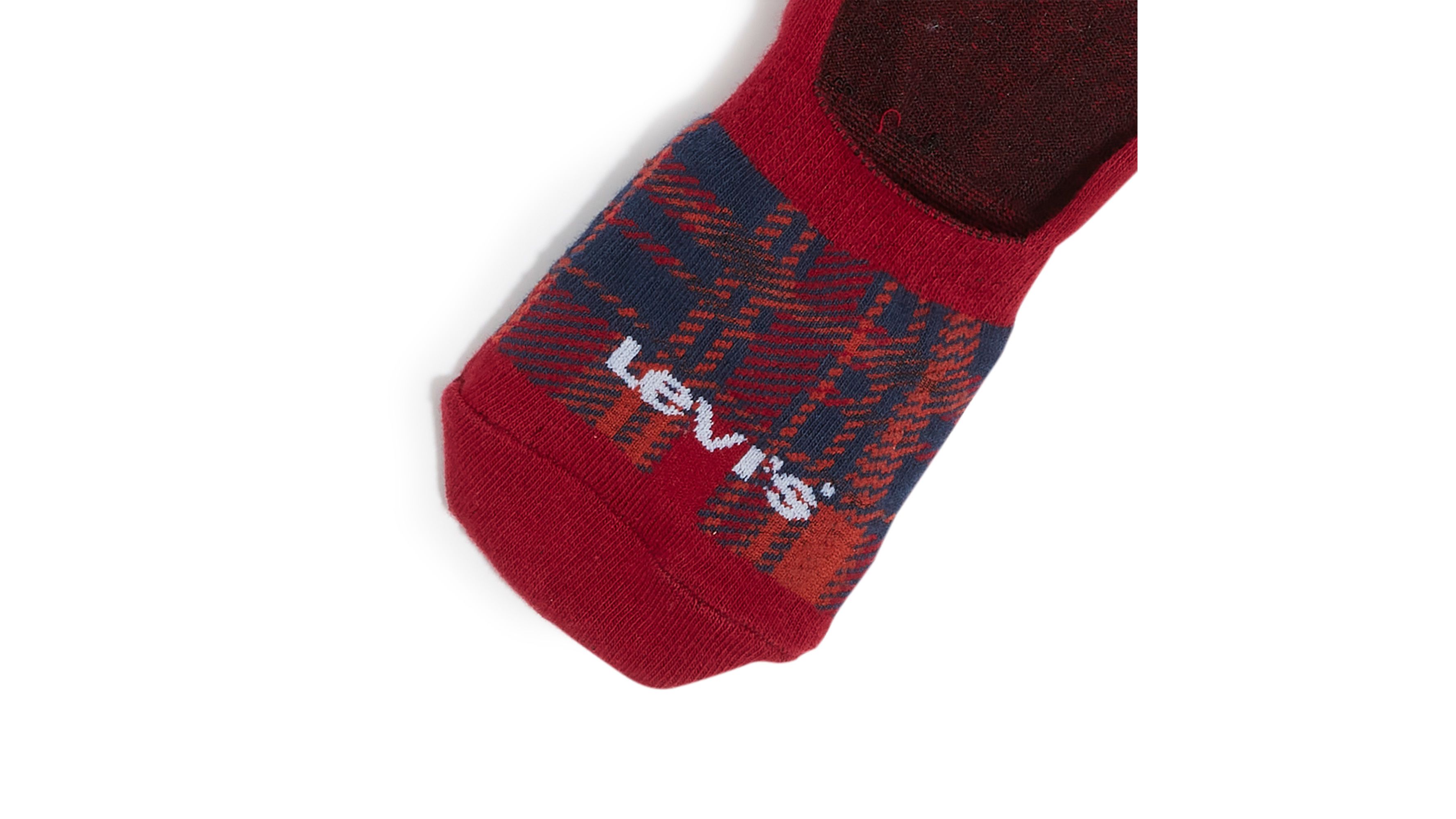 No Show Plaid Socks (3 Pack) - Multi-color | Levi's® US
