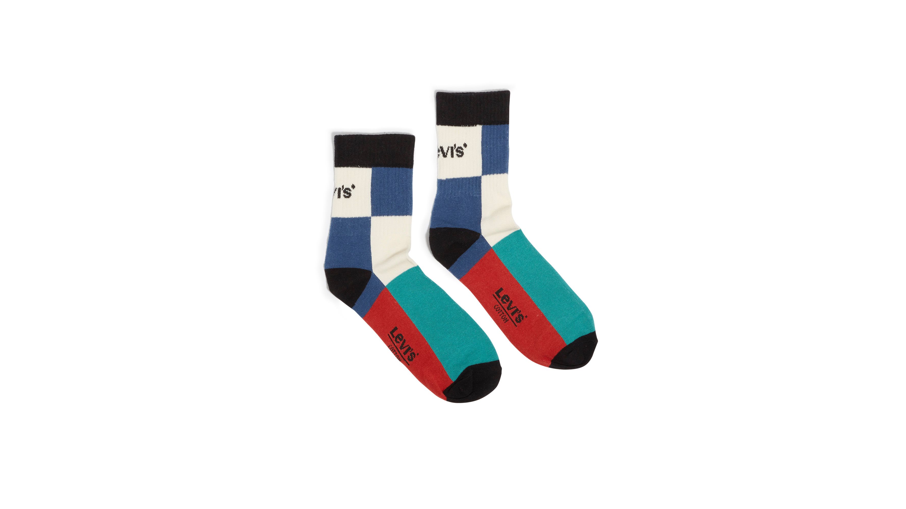 Short Cut Colorblock Socks (3 Pack) - Multi-color | Levi's® US