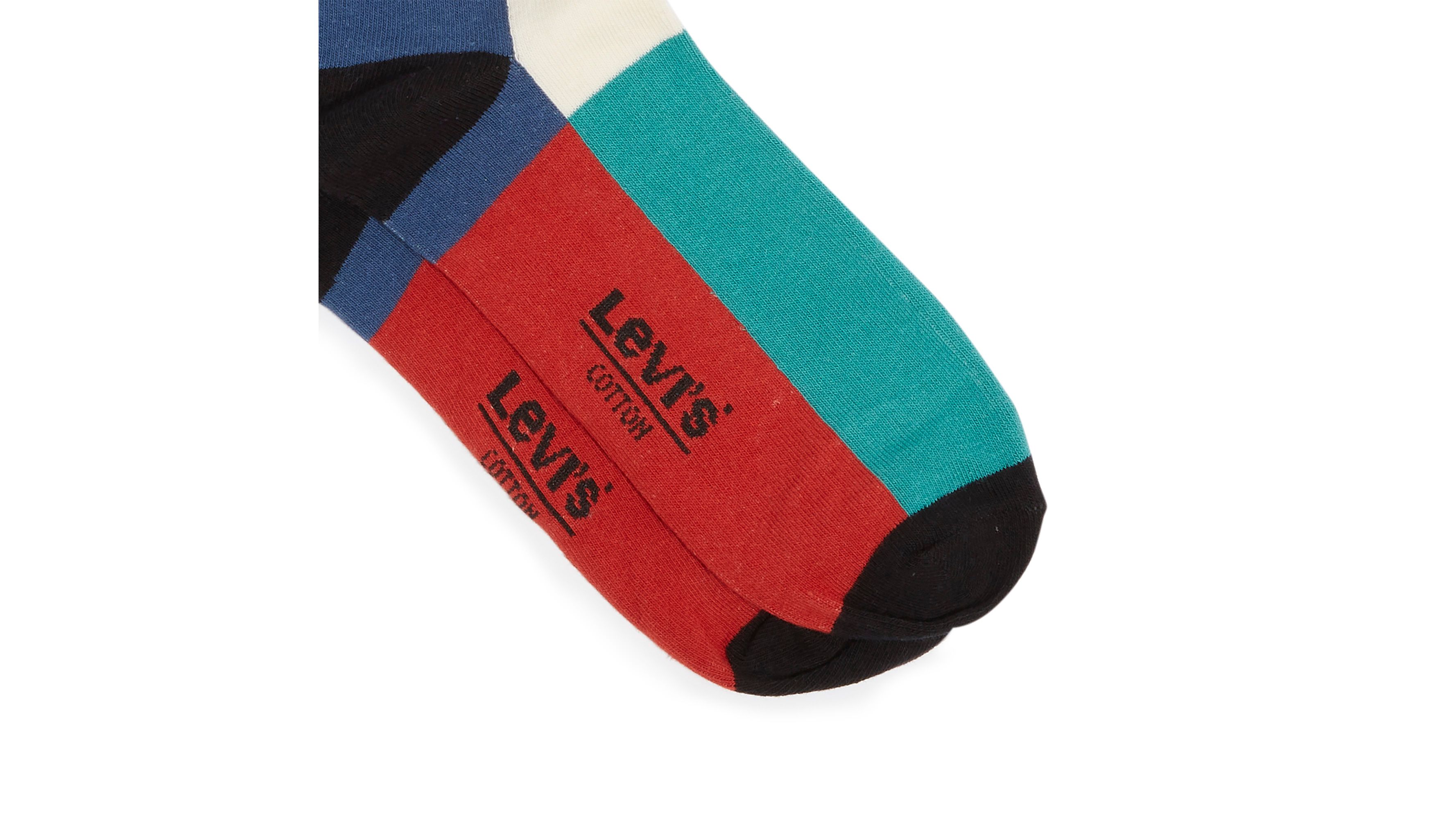 Short Cut Colorblock Socks (3 Pack) - Multi-color | Levi's® US