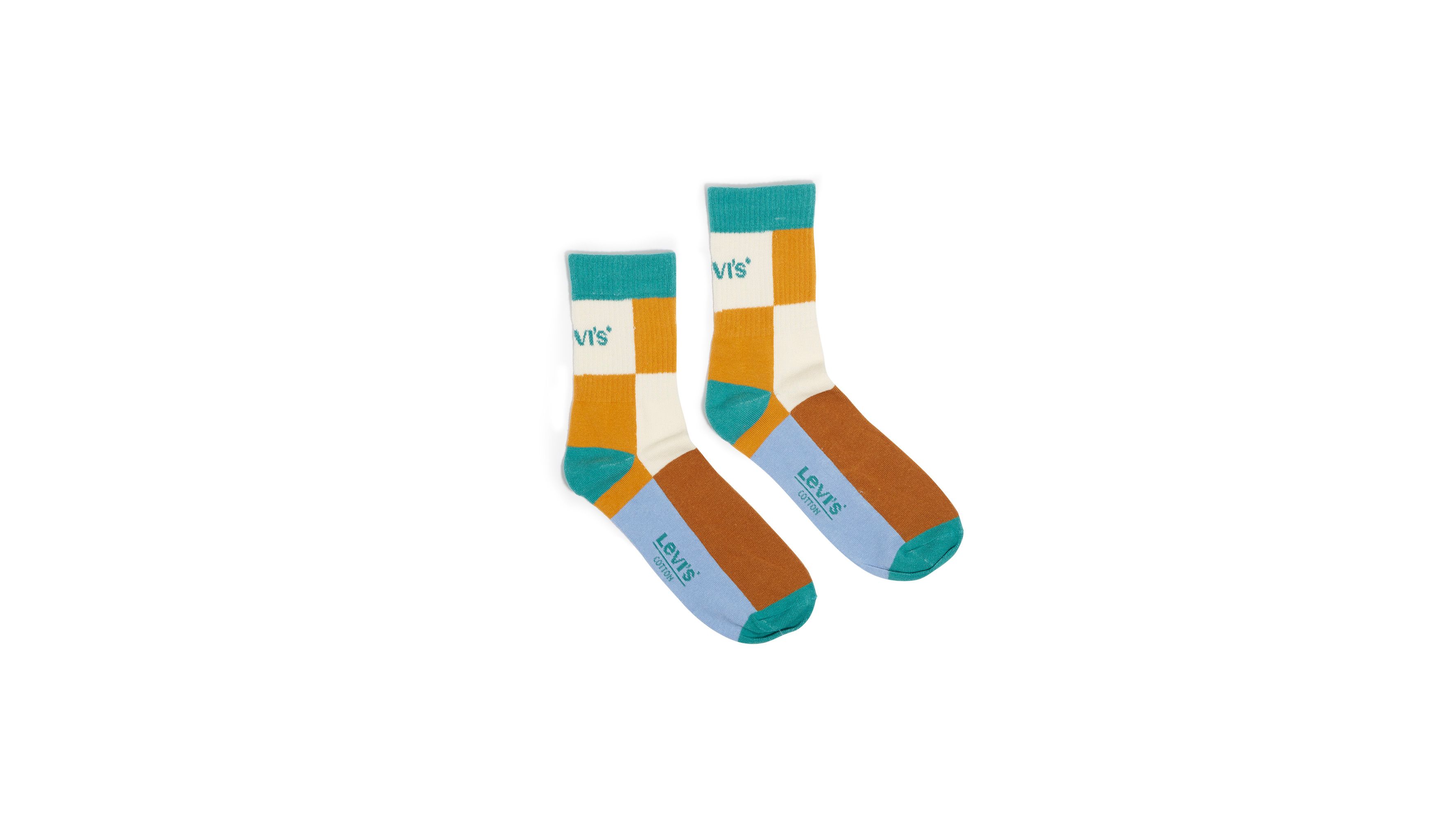 Short Cut Colorblock Socks (3 Pack) - Multi-color | Levi's® US