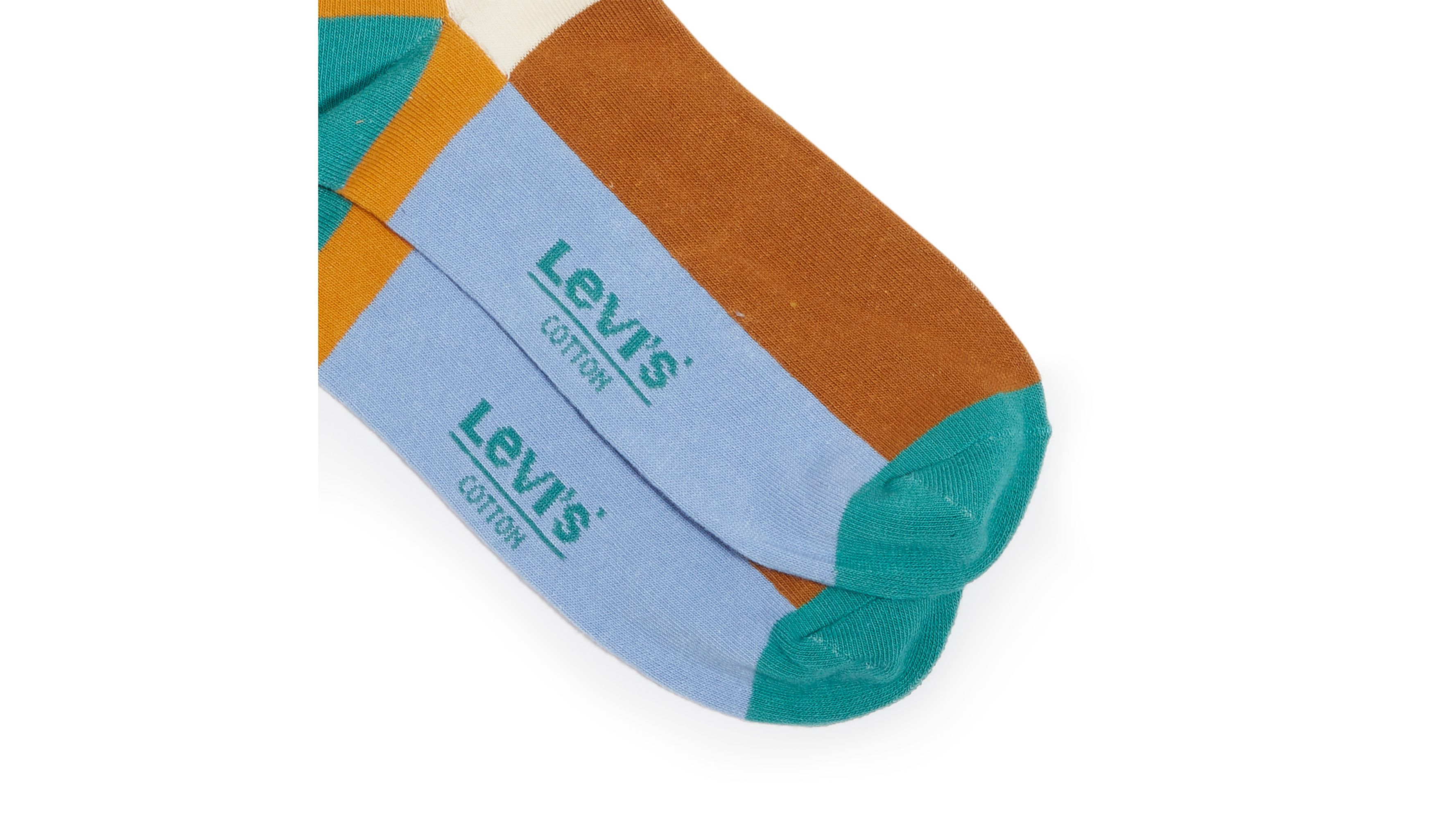 Short Cut Colorblock Socks (3 Pack) - Multi-color | Levi's® US