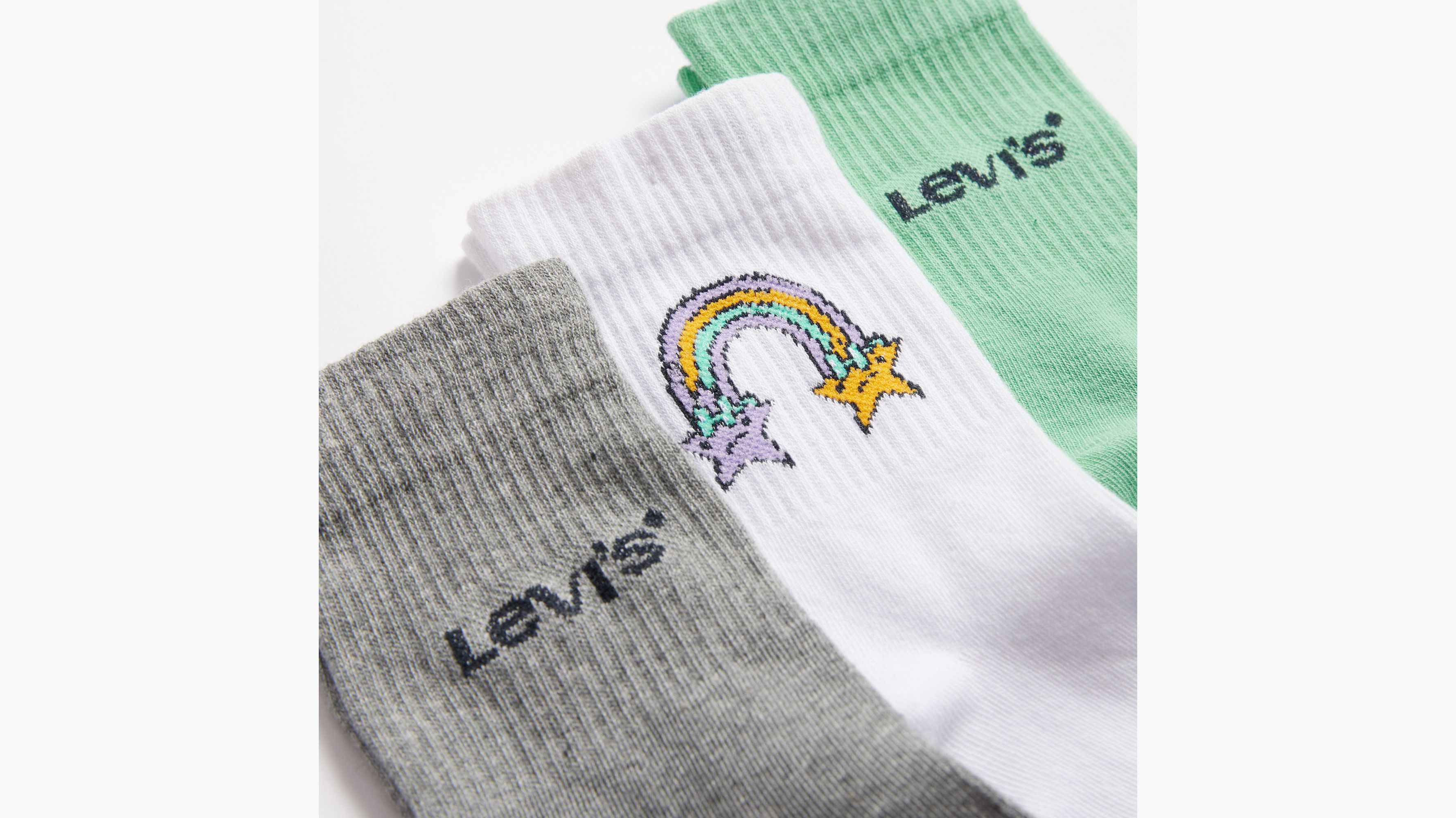 Psychedelic Trip Short Cut Socks (3 Pack) - Multi-color | Levi's® US