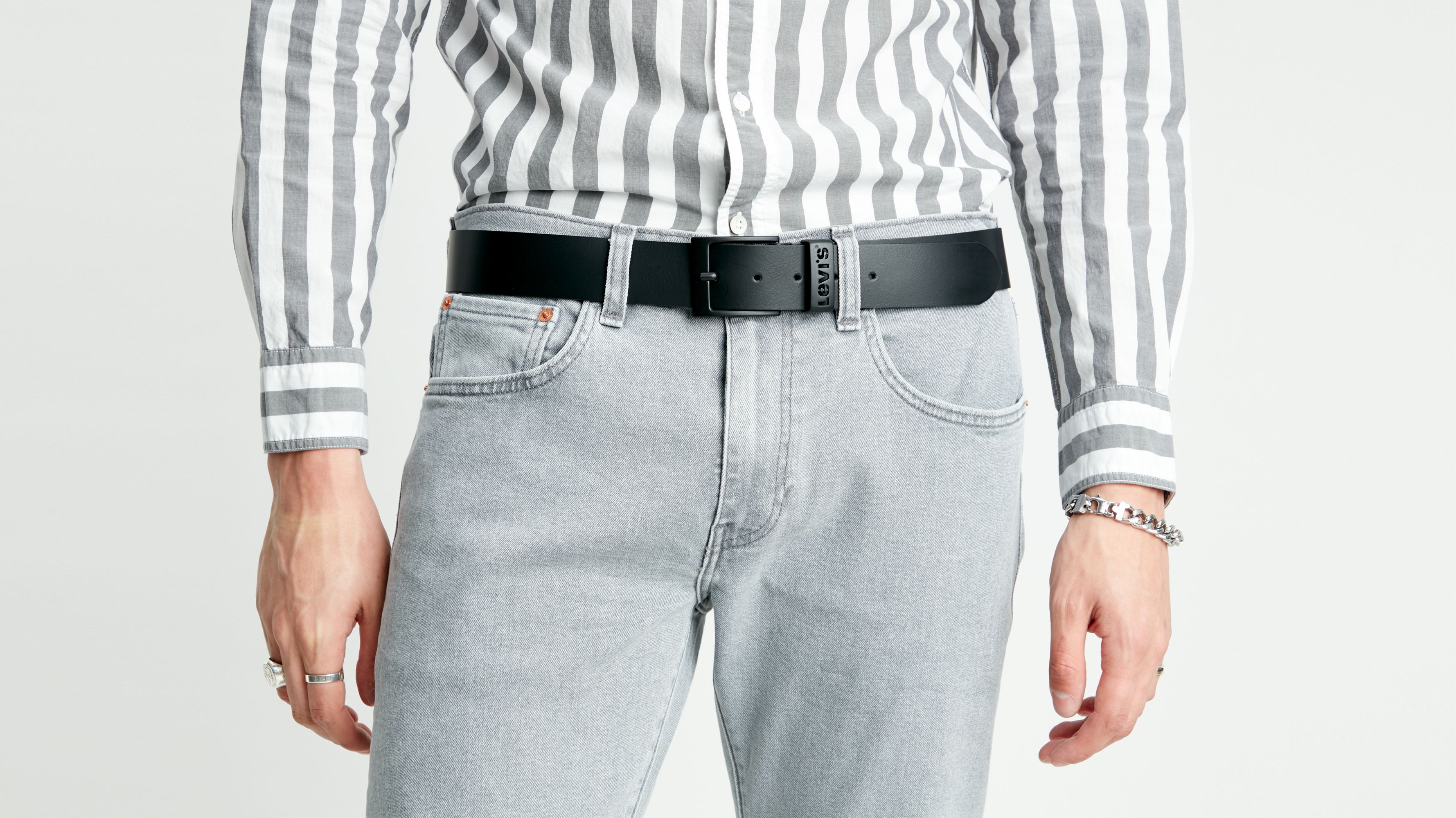 Ashland Metal Belt - Black | Levi's® GB