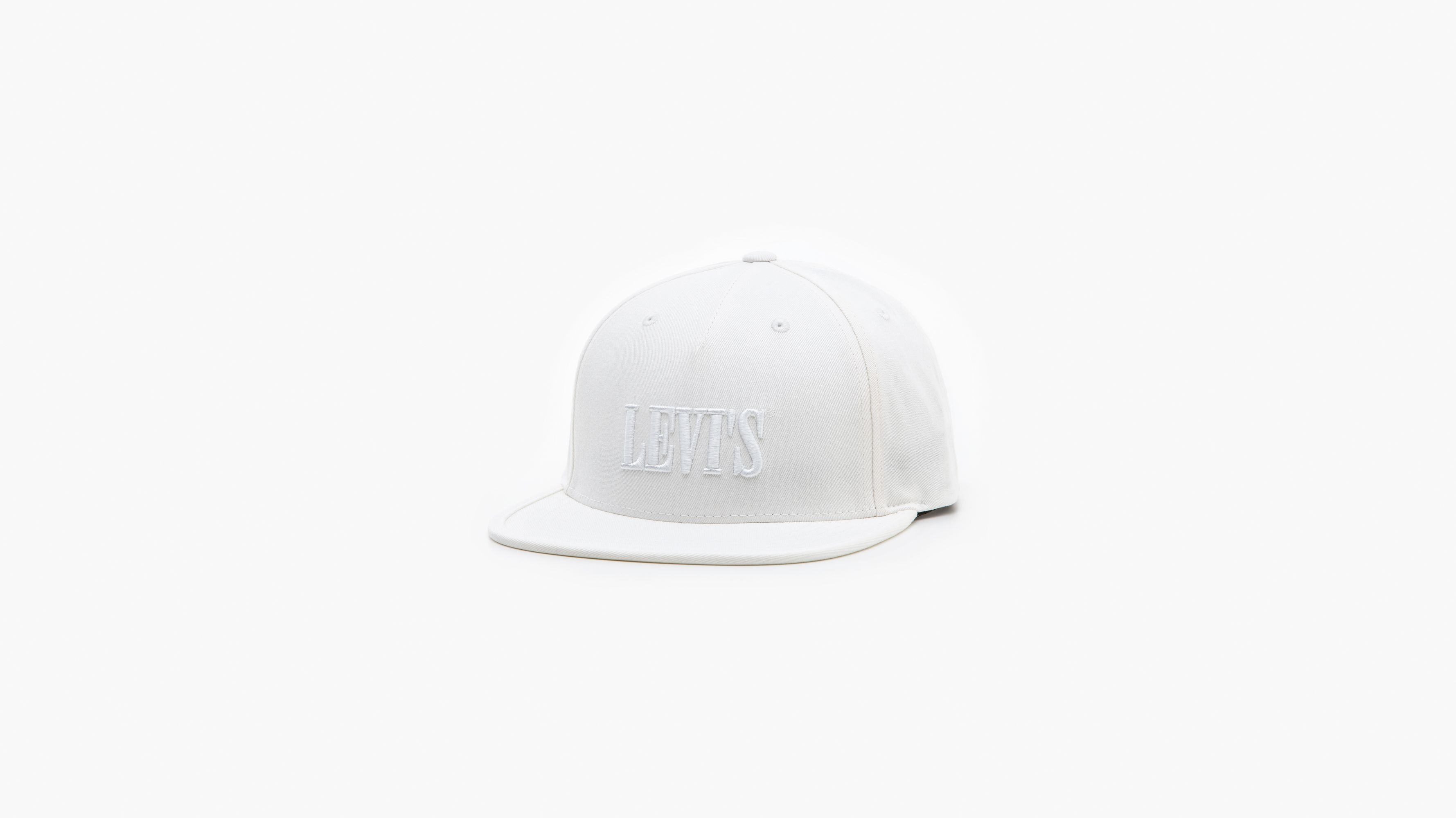 Levi's Logo Flat Brim Hat - White | Levi's® US