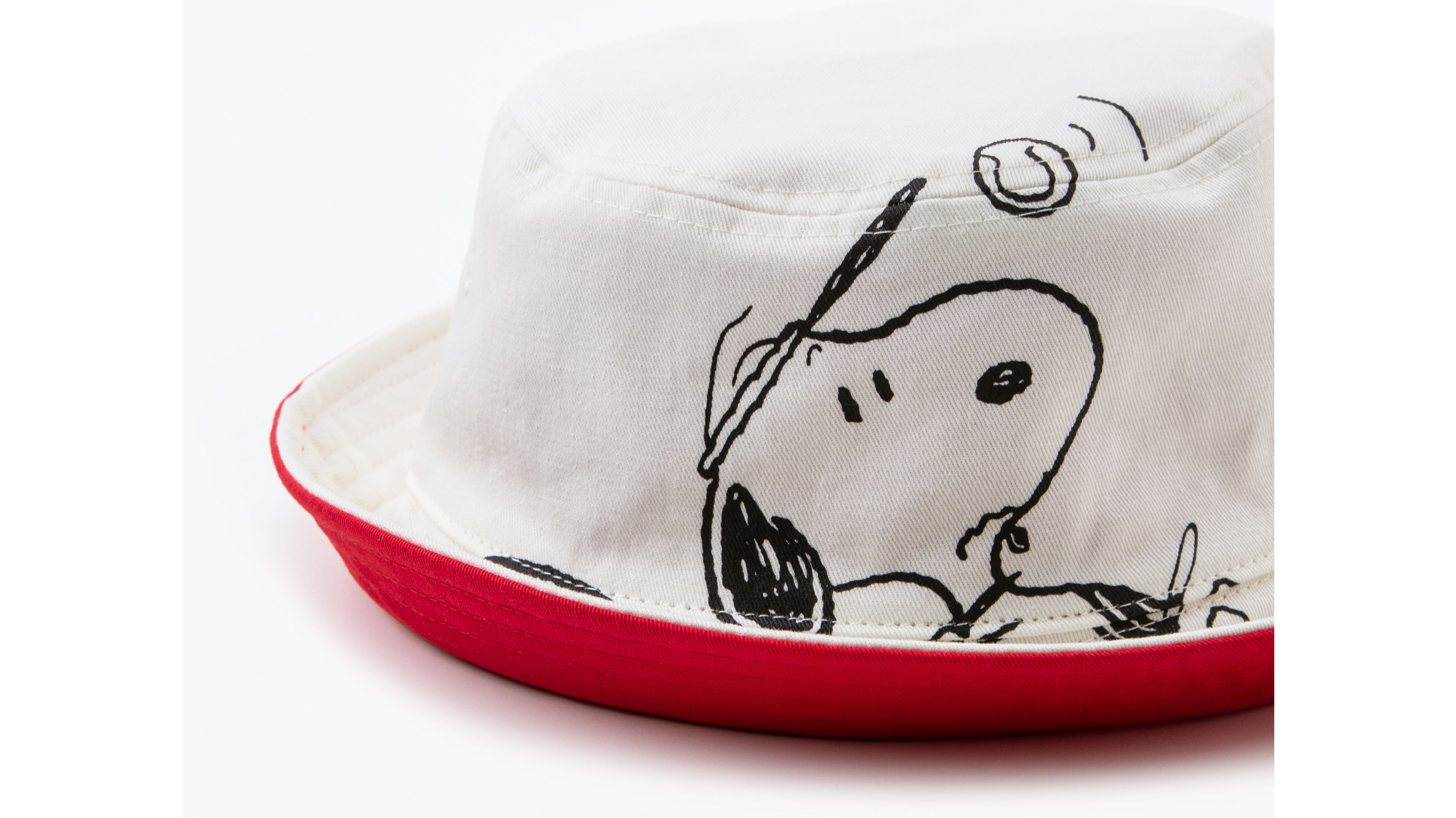 Levi's® X Peanuts Sport Bucket Hat - White | Levi's® CA