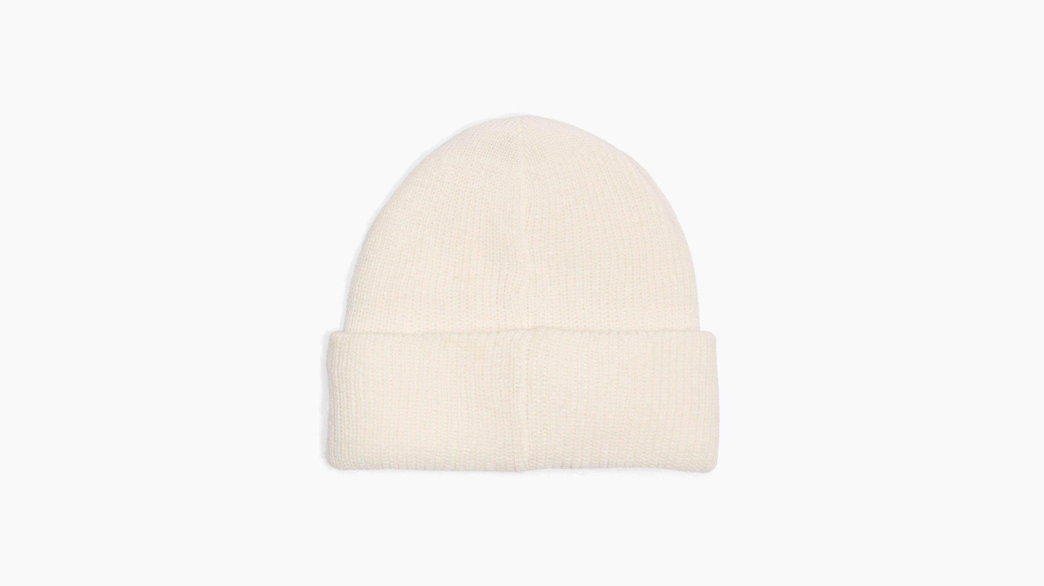 Lofty Turn Up Beanie - White | Levi's® US
