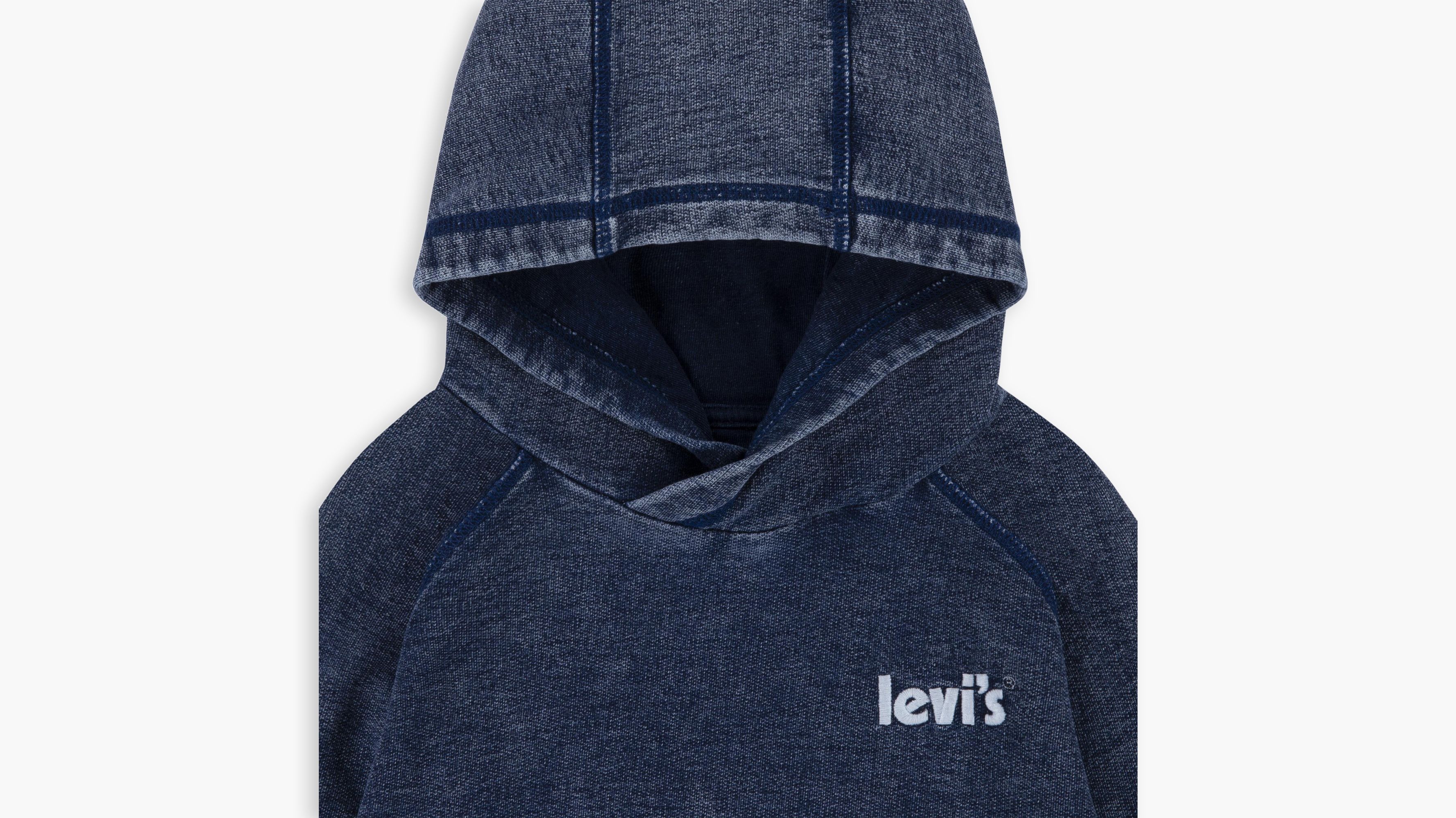 Levi's® Logo Hoodie Little Boys 4-7 - Blue | Levi's® US