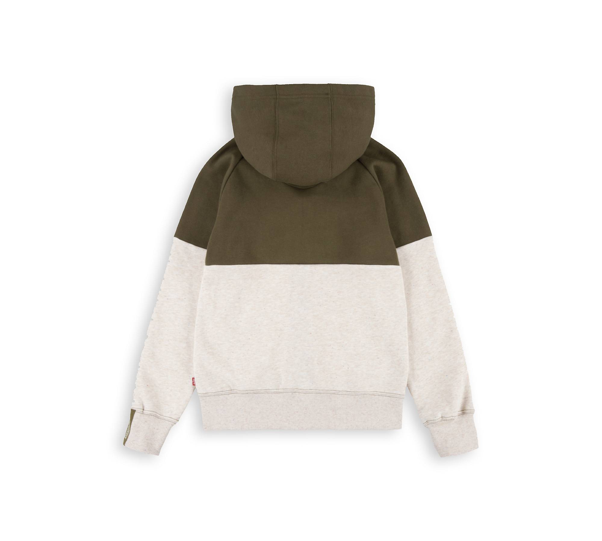 Levi's® Varsity Colorblocked Big Boys Hoodie S-xl - Green | Levi's® US Levi's® Varsity Colorblocked Big Boys Hoodie S-xl - Green | Levi's® US