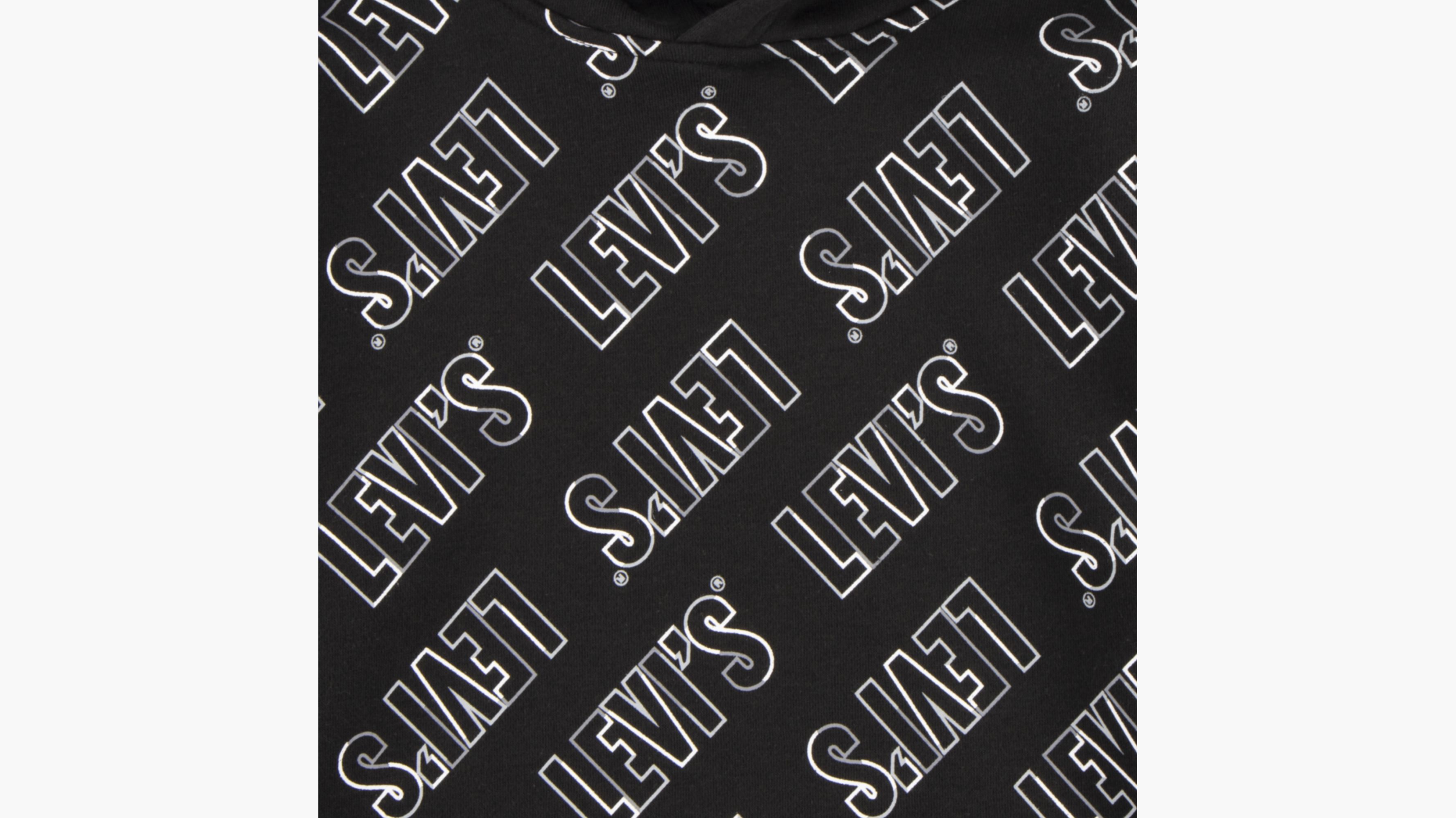 Levi's® Logo Hoodie Big Boys 8-20 - Black | Levi's® US