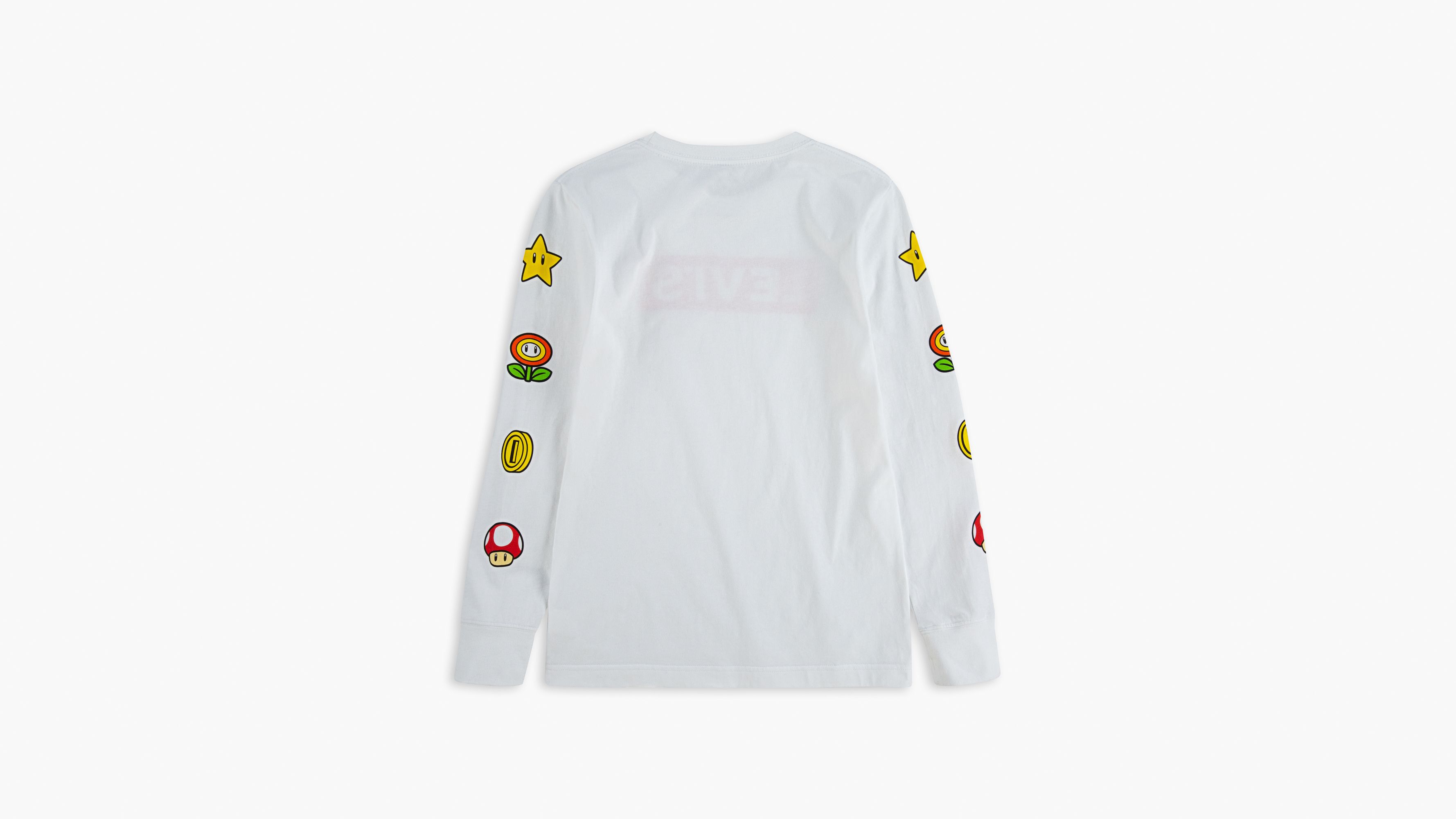 Little Boys 4-7x Levi's® X Super Mario Box Tab Long Sleeve Tee Shirt ...