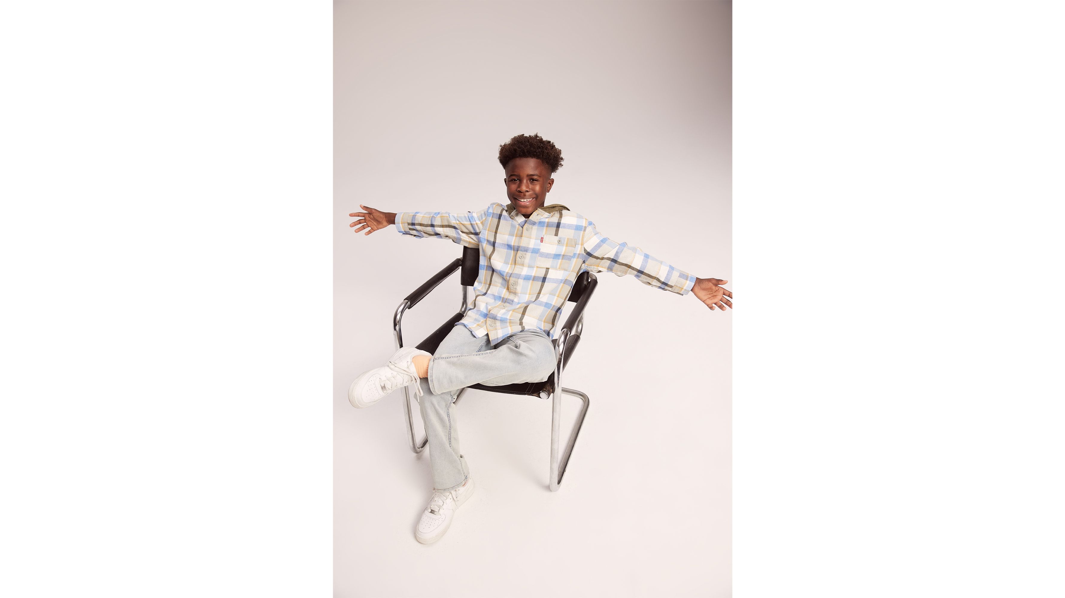 Levi's® Hooded Button Up Big Boys Shirt S-xl - Green | Levi's® US