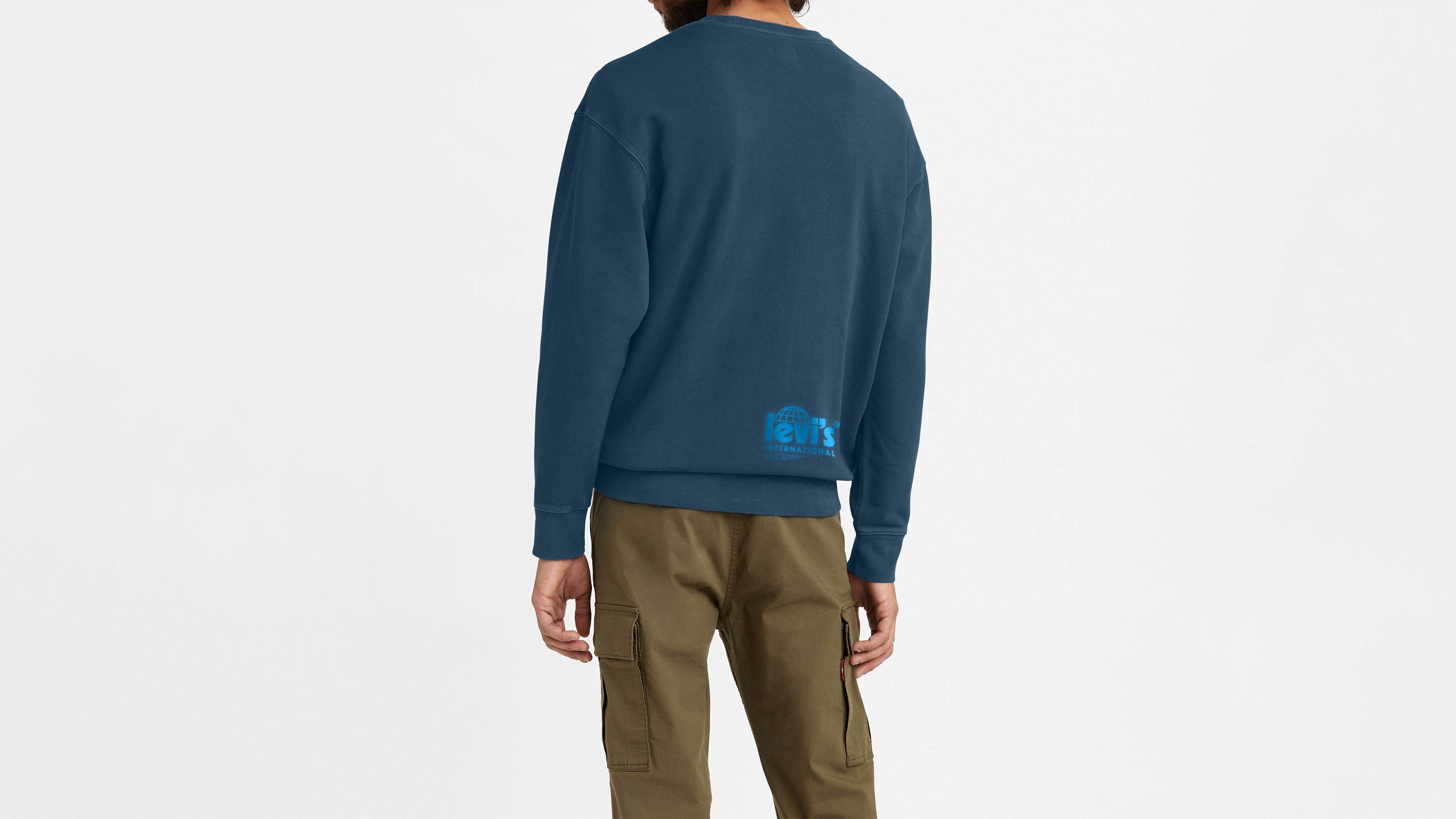 Relaxed Graphic Crewneck Sweatshirt - Blue | Levi's® US