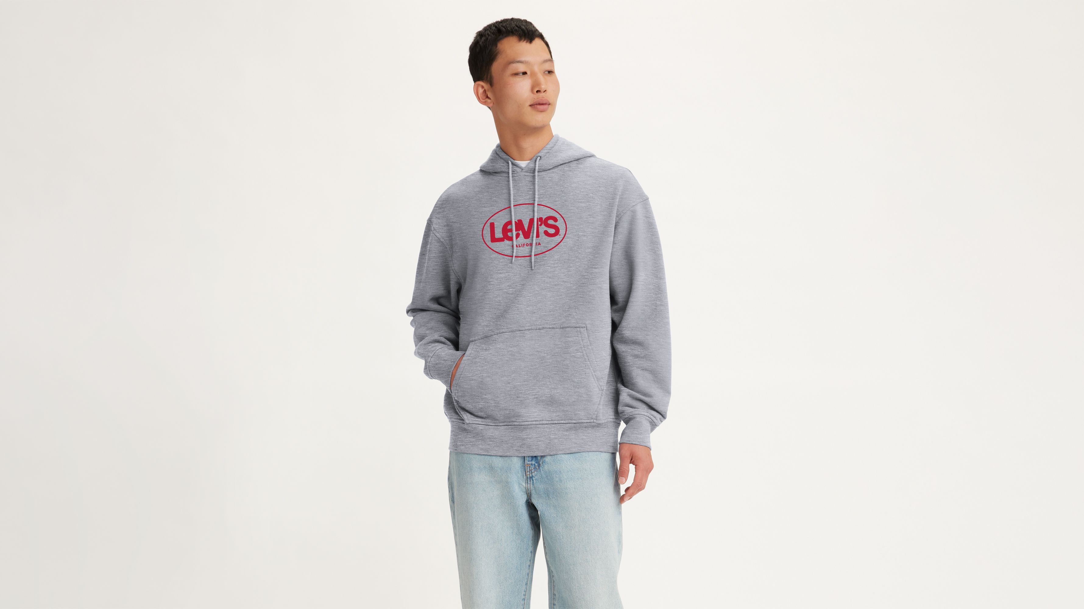 Relaxed Graphic Crewneck Sweatshirt - Grey | Levi's® CA