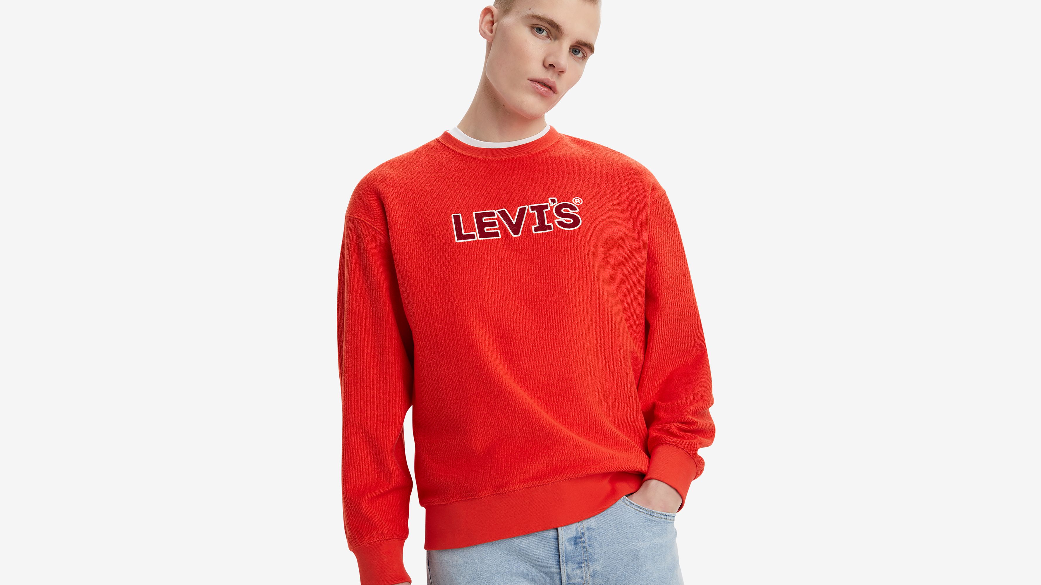 Relaxed Graphic Crewneck Sweatshirt - Red | Levi's® US