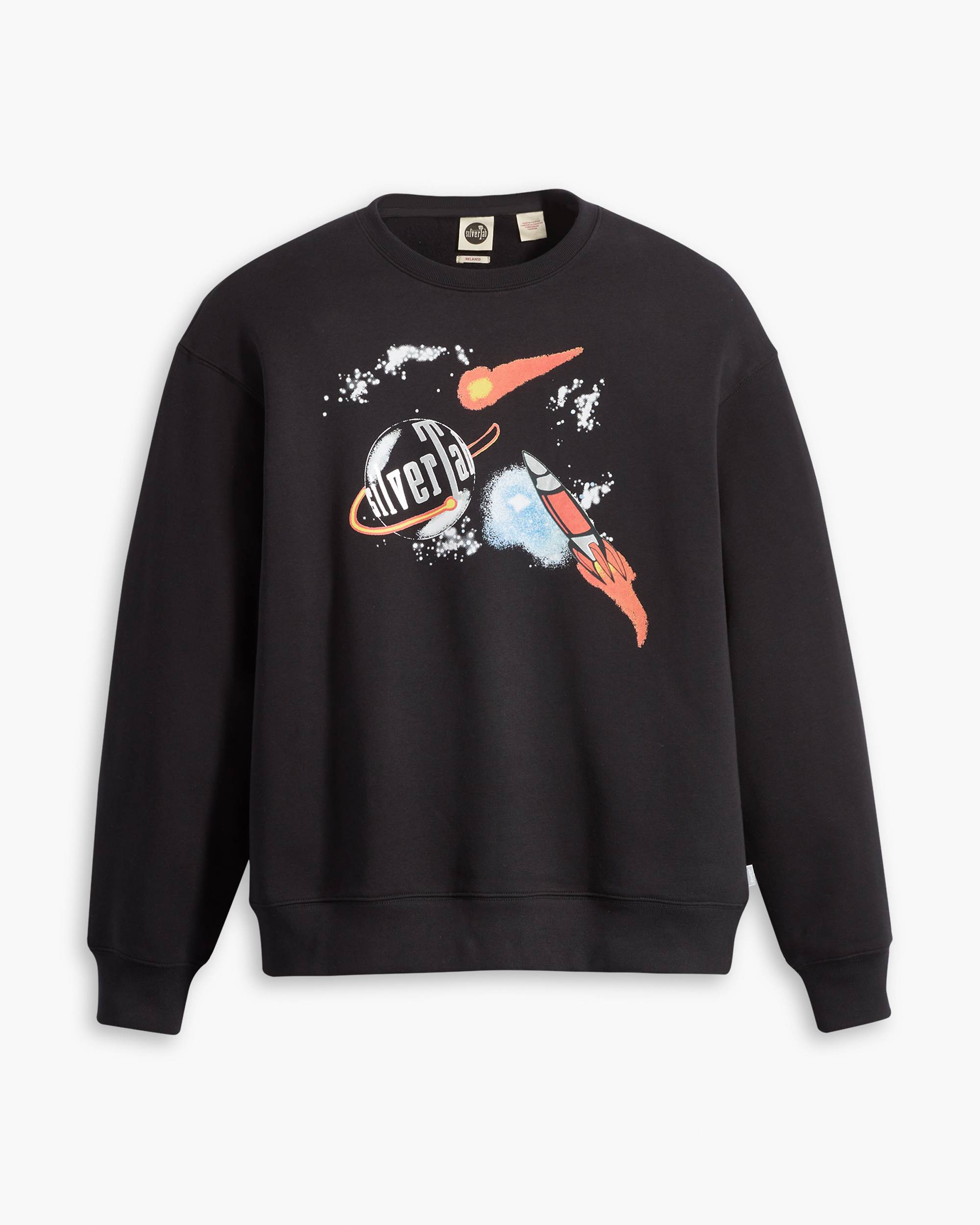 Relaxed Graphic Crewneck Sweatshirt - Black | Levi's® XK Relaxed Graphic Crewneck Sweatshirt - Black | Levi's® XK