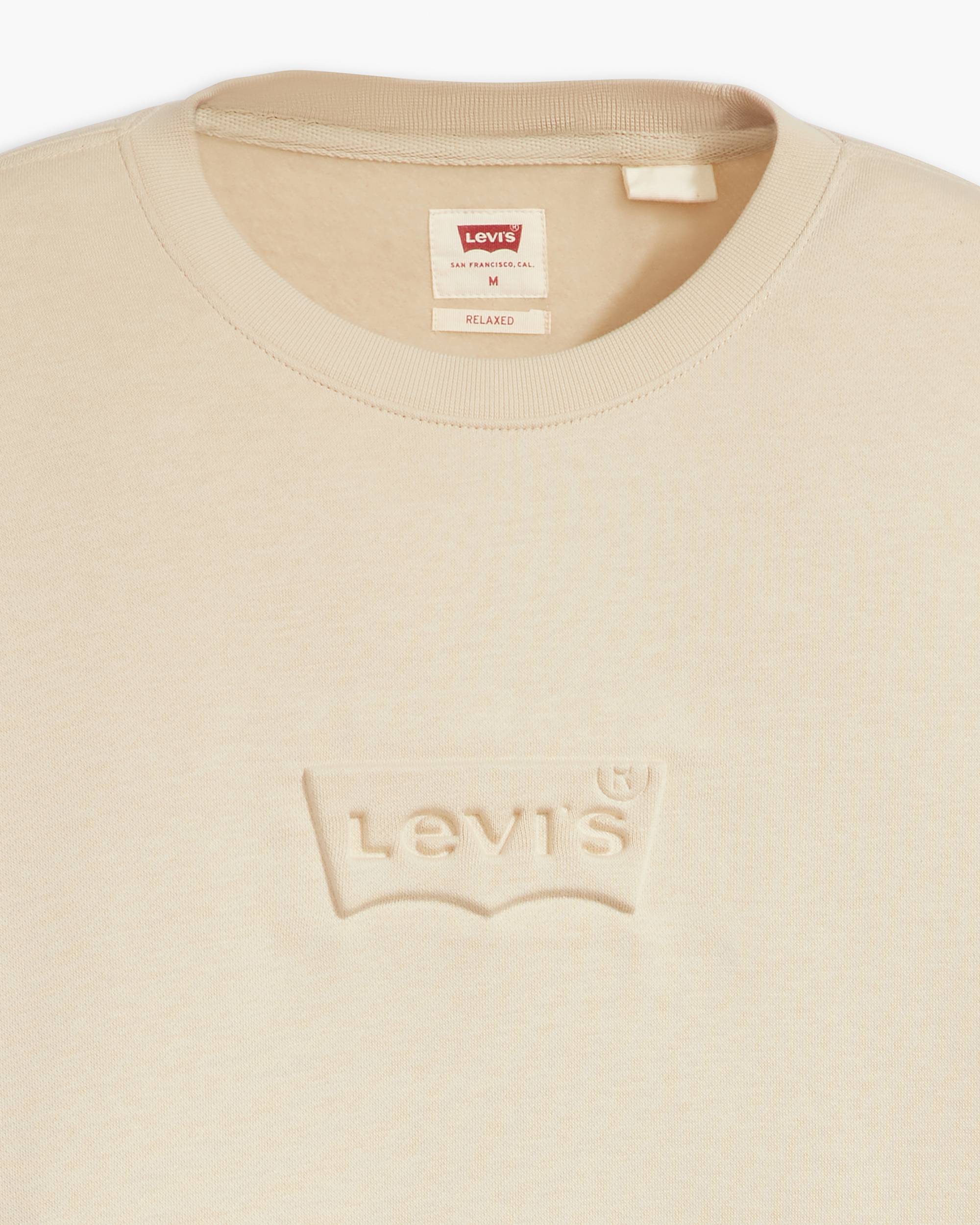 Relaxed Fit Graphic Crewneck Sweatshirt - Cream | Levi's® XK Relaxed Fit Graphic Crewneck Sweatshirt - Cream | Levi's® XK