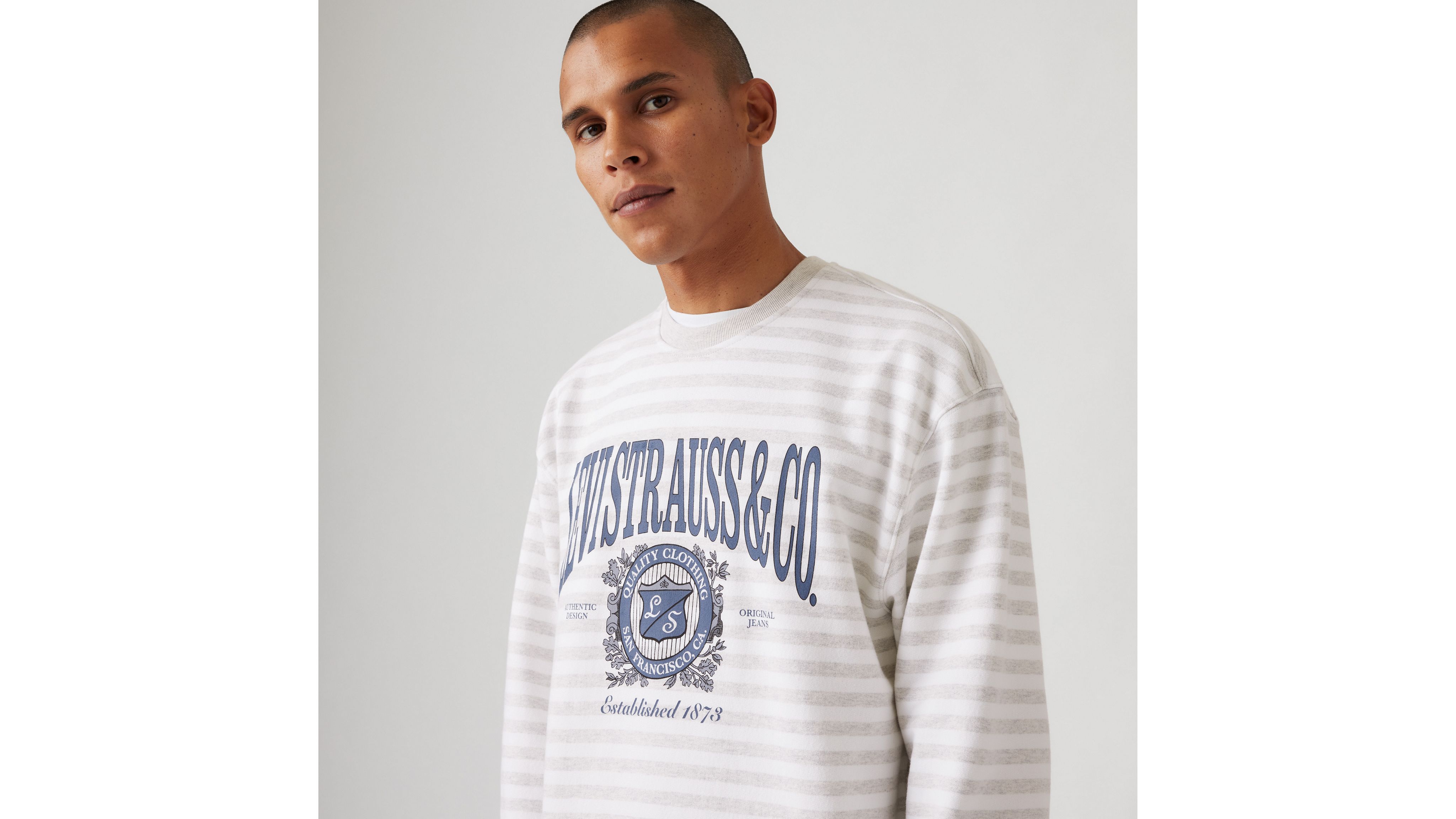 Relaxed Graphic Crewneck Sweatshirt - Grey | Levi's® US