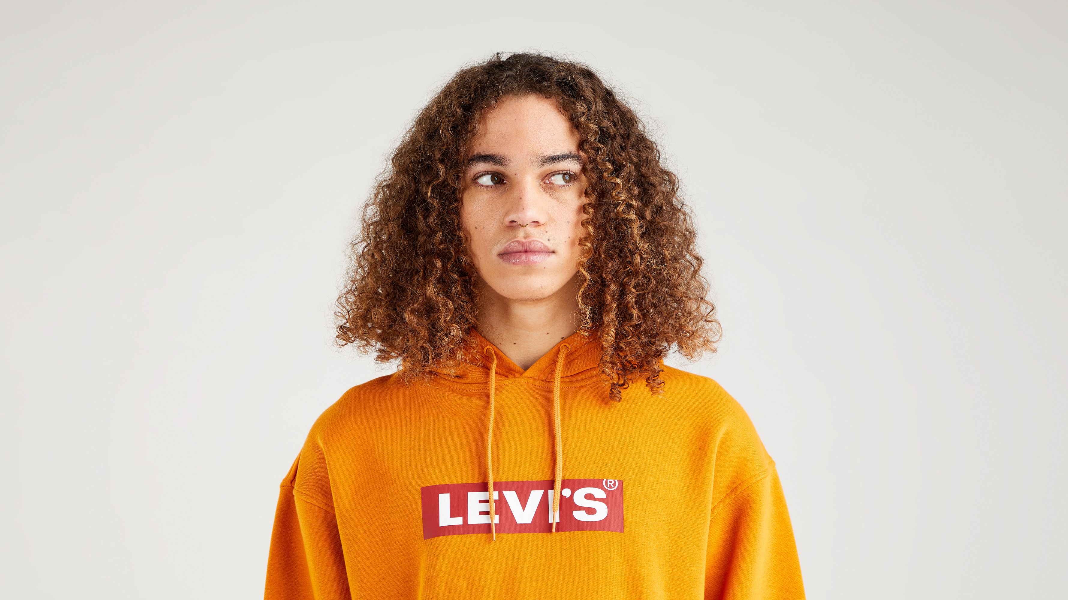 Relaxed Graphic Hoodie - Orange | Levi's® AL