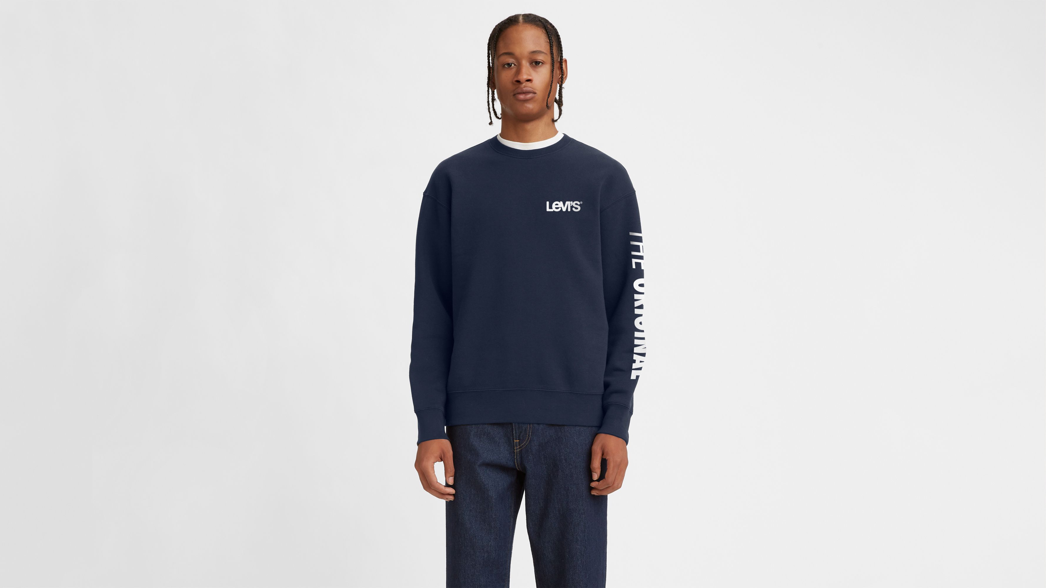 Relaxed Graphic Crewneck Sweatshirt - Blue | Levi's® US