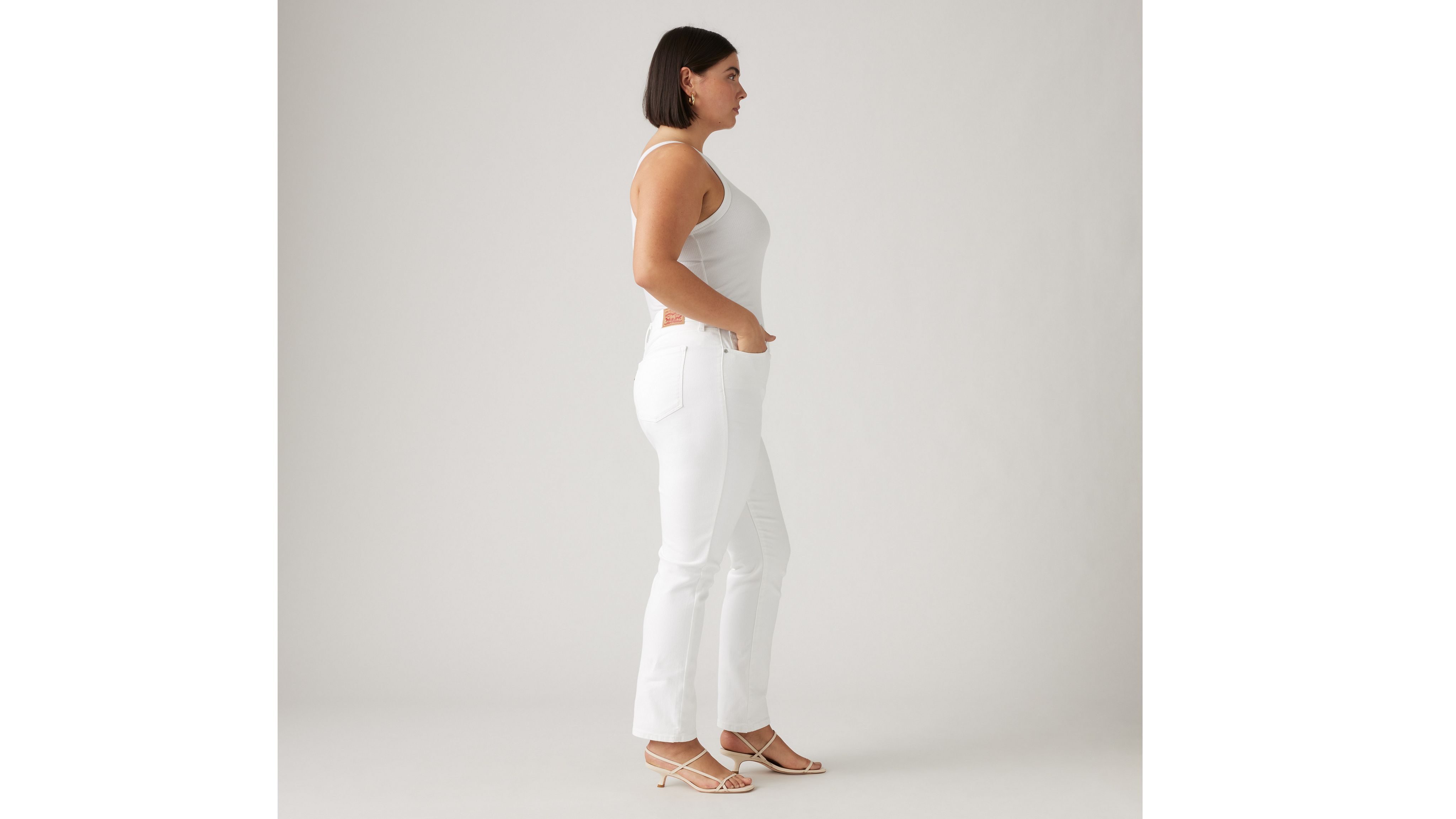 Classic Straight Fit Women's Jeans - White | Levi's® US