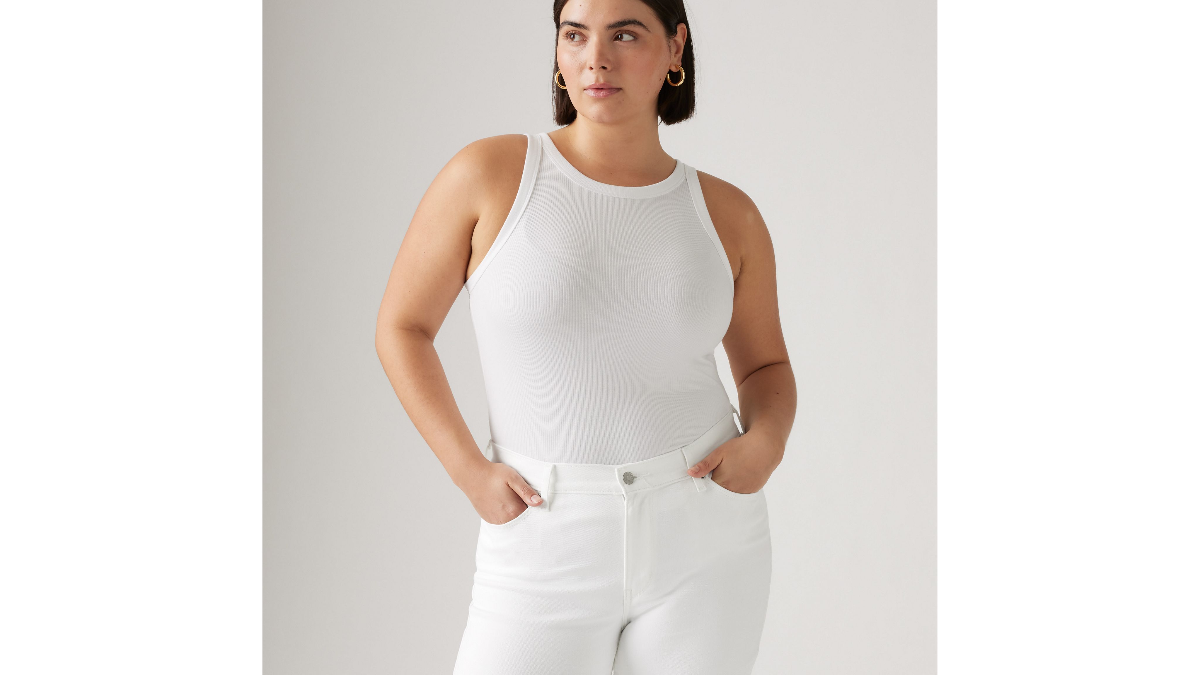 Classic Straight Fit Women's Jeans - White | Levi's® US