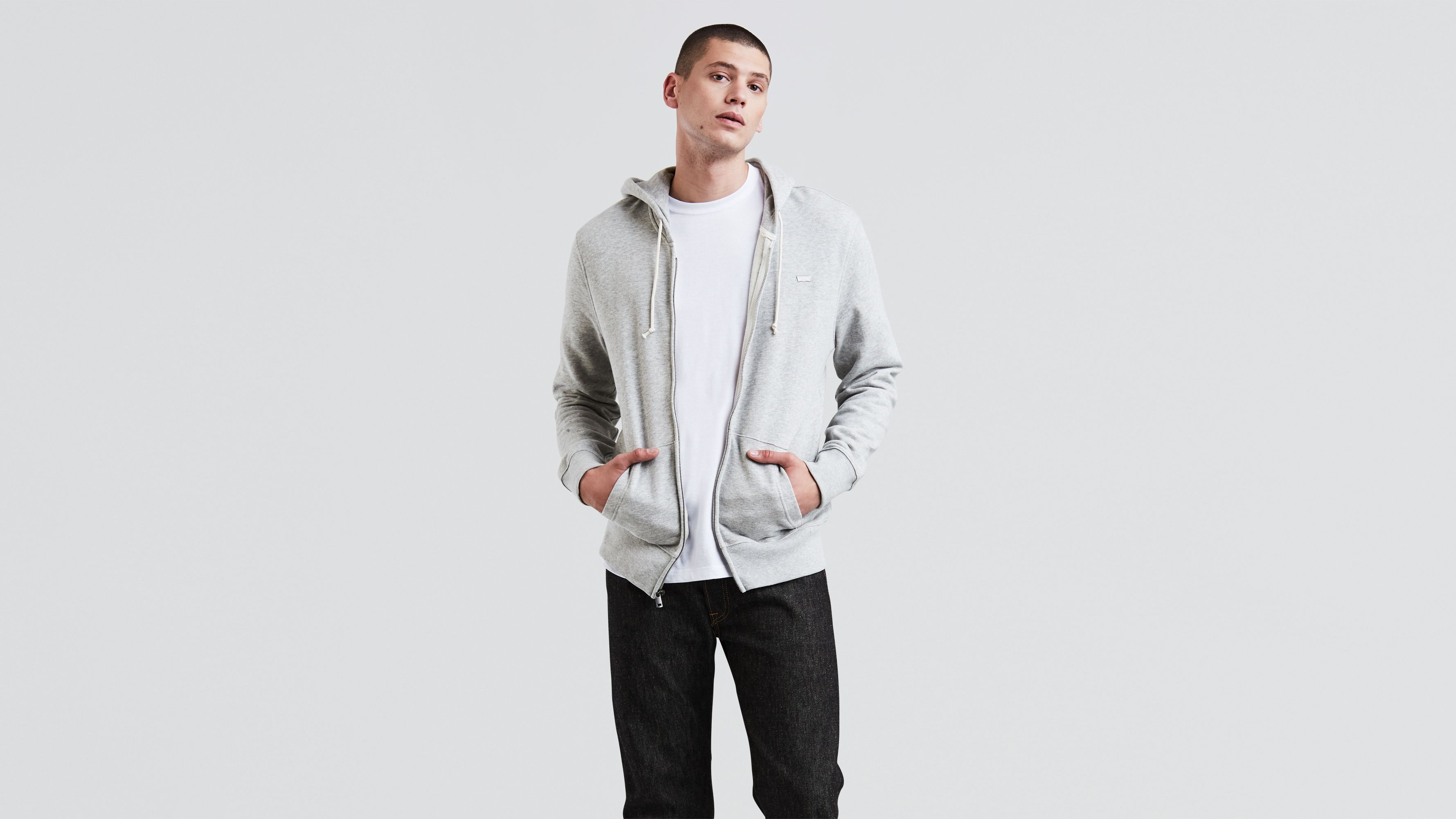 Classic Icon Zip Up Jacket - Grey | Levi's® US