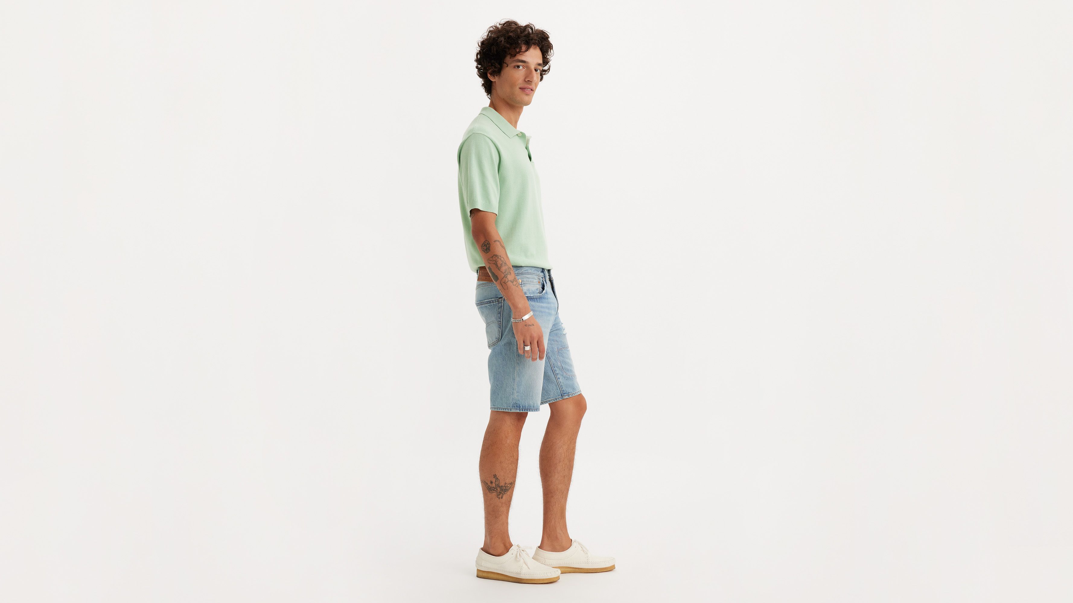 405 Standard 10" Men's Shorts - Medium Wash | Levi's® US